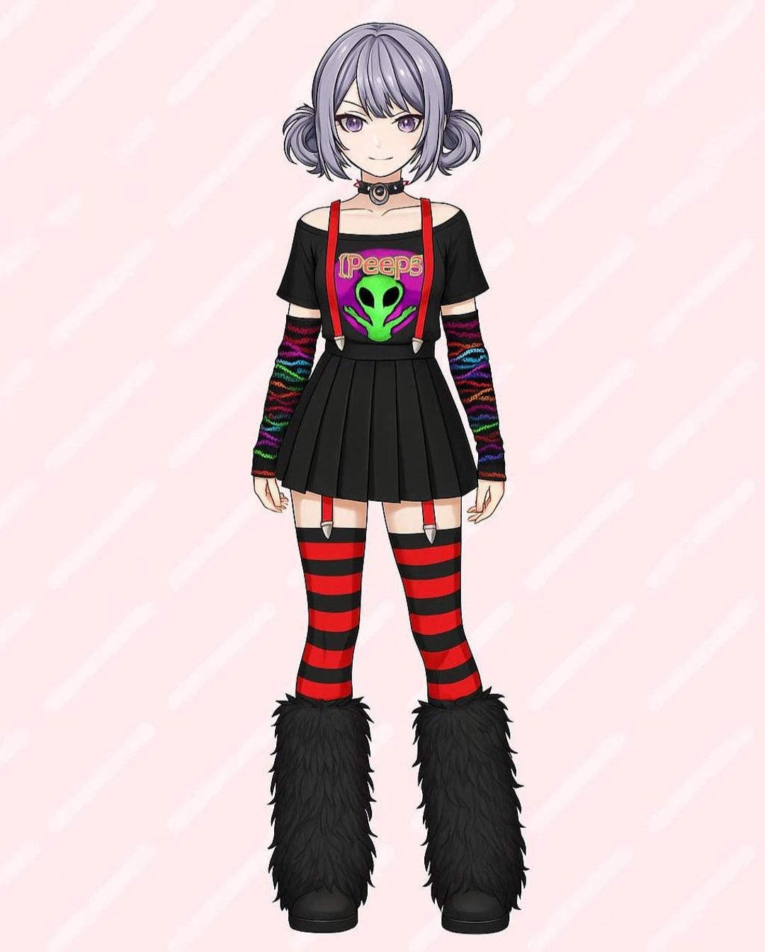 Alien Love – Static Vtube Toggle Outfit (body Only) - Etsy