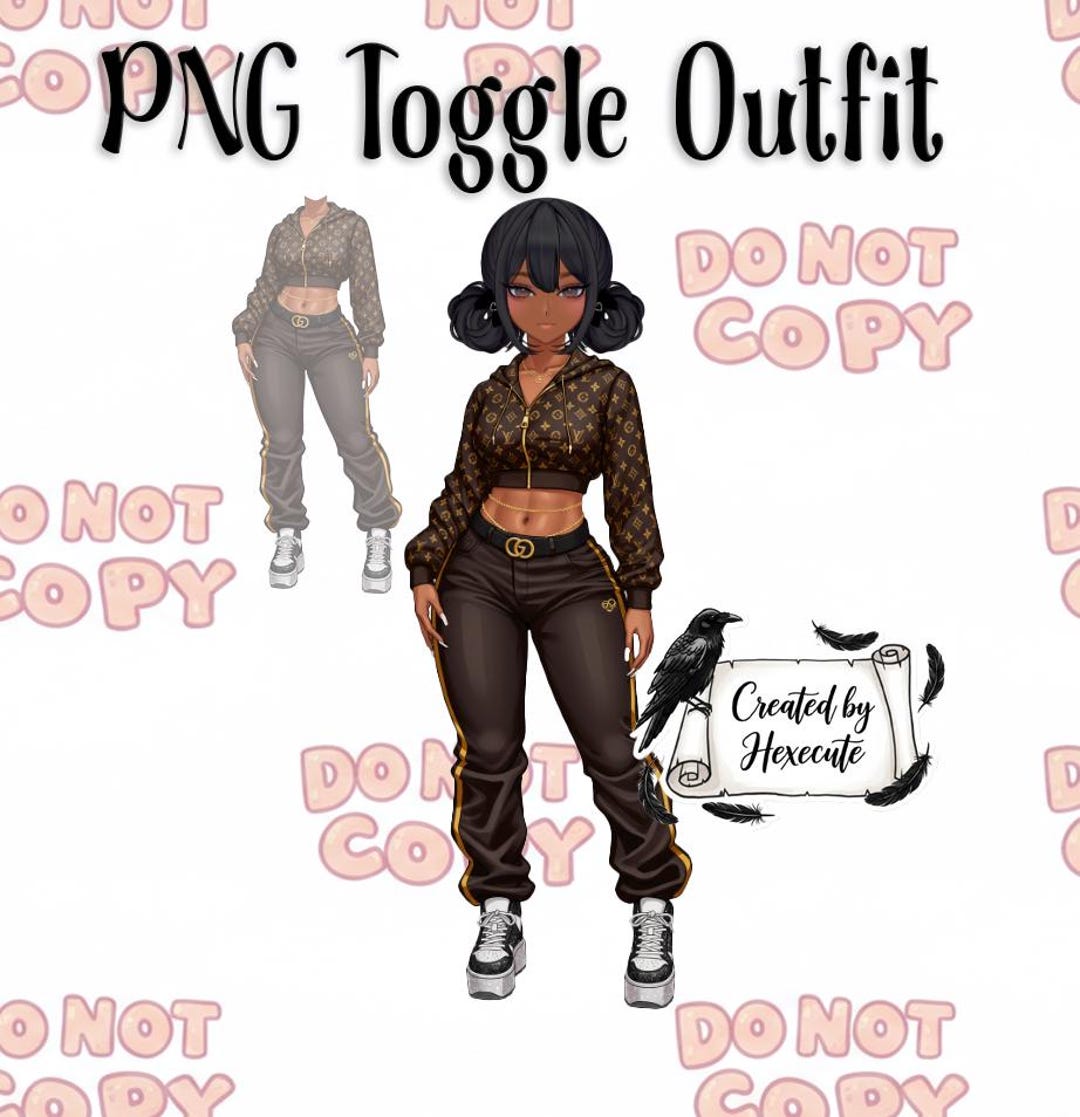 Fancy Flex | Vtuber PNG Toggle Outfit | Static PNG Outfit for Vtube ...