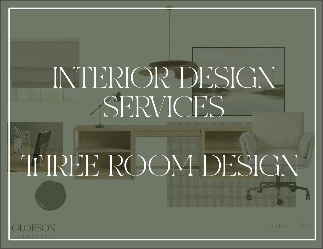 Virtual Interior Design Package for Three Rooms - Etsy