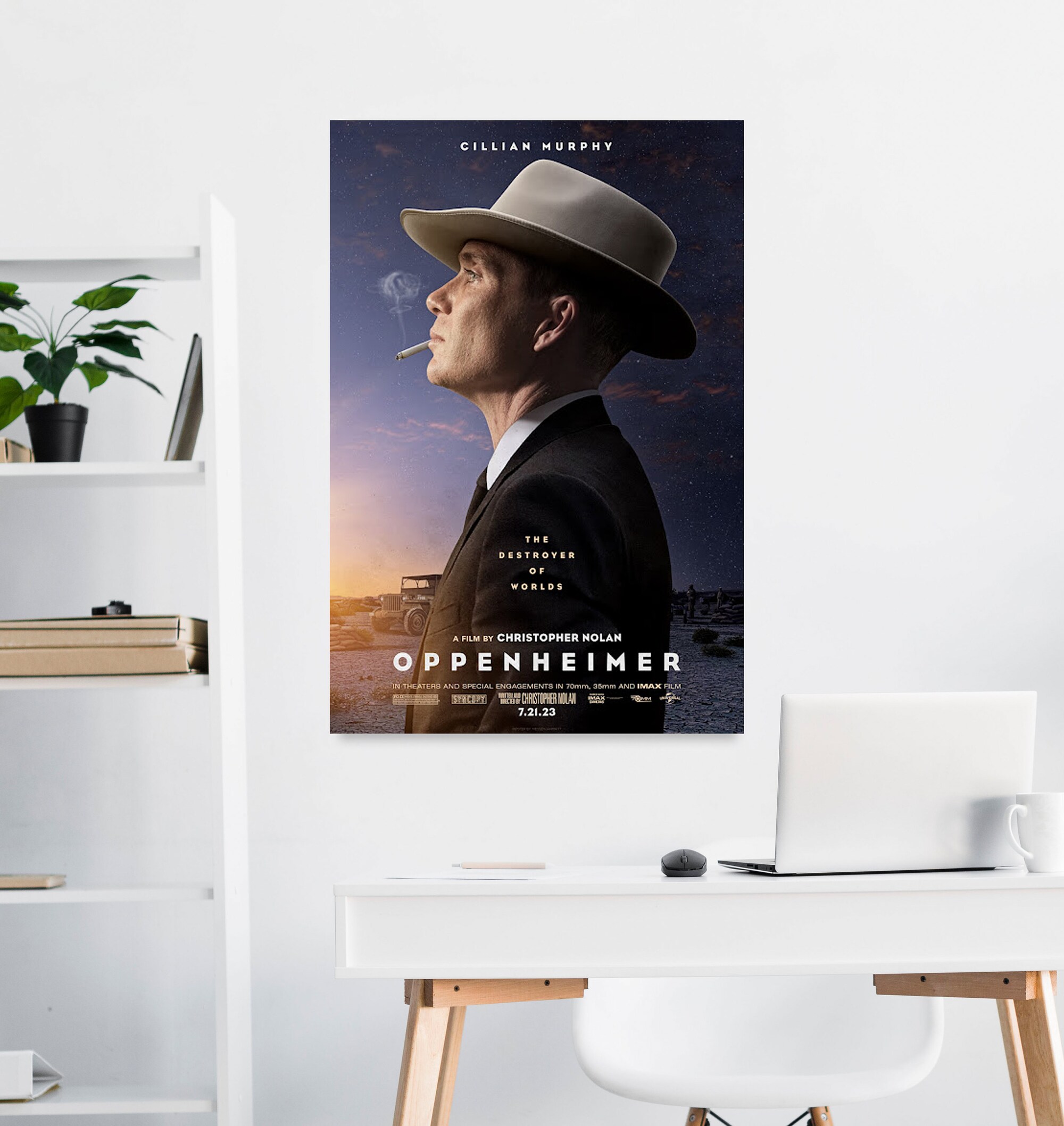 Oppenheimer By Christopher Nolan Poster, Oppenheimer Movie Poster ...