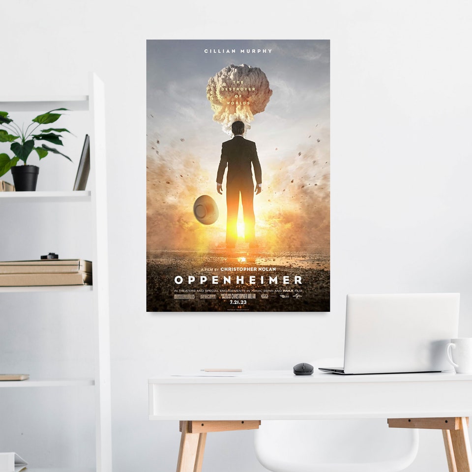 Oppenheimer By Christopher Nolan Poster, Oppenheimer Movie Poster ...