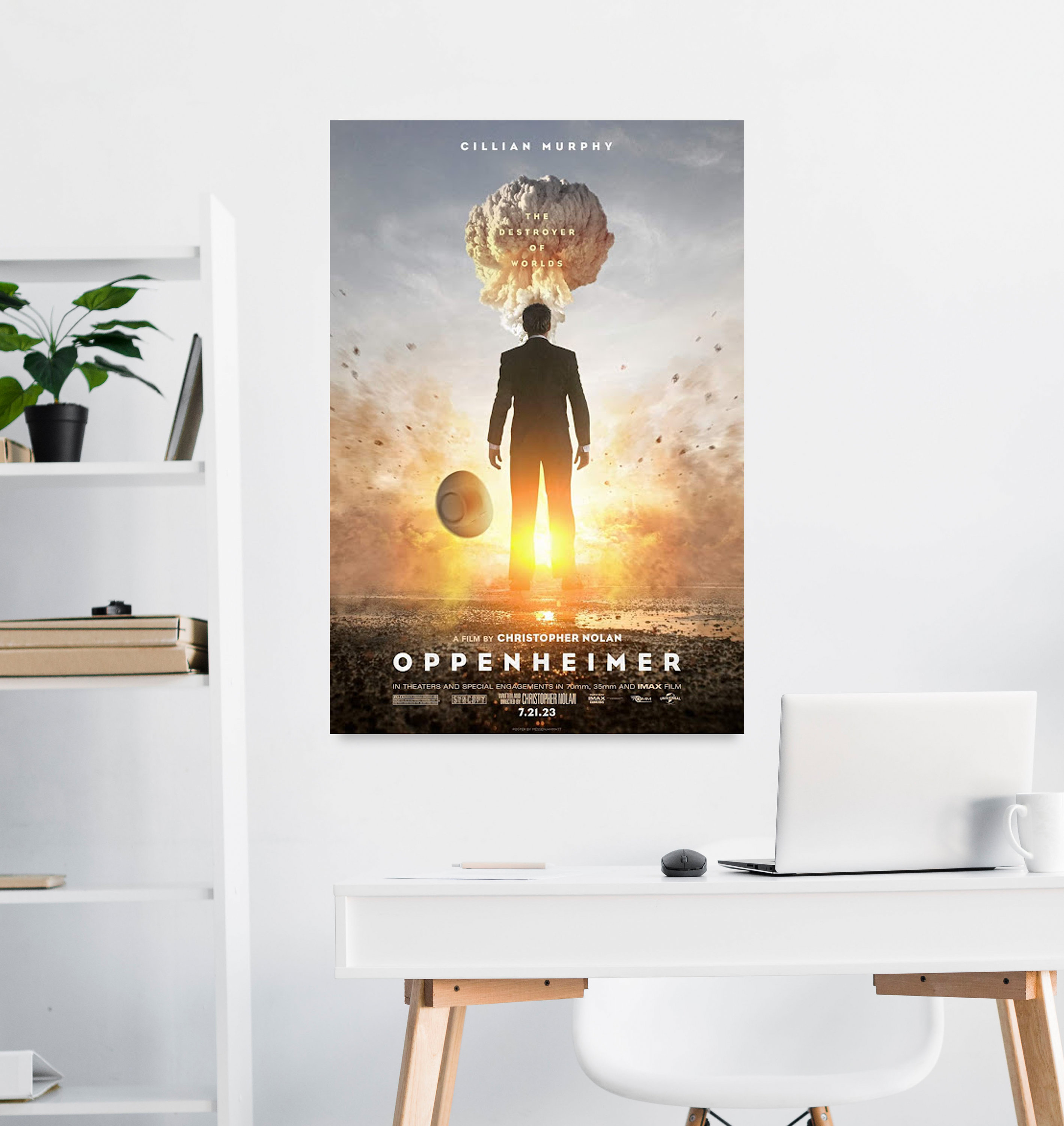 Oppenheimer By Christopher Nolan Poster, Oppenheimer Movie Poster ...