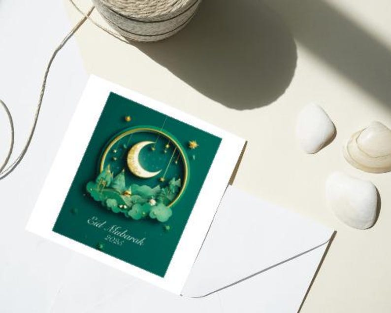 Selamat Hari Raya Aidilfitri 2025 Digital Art Print | Islamic Festive ...