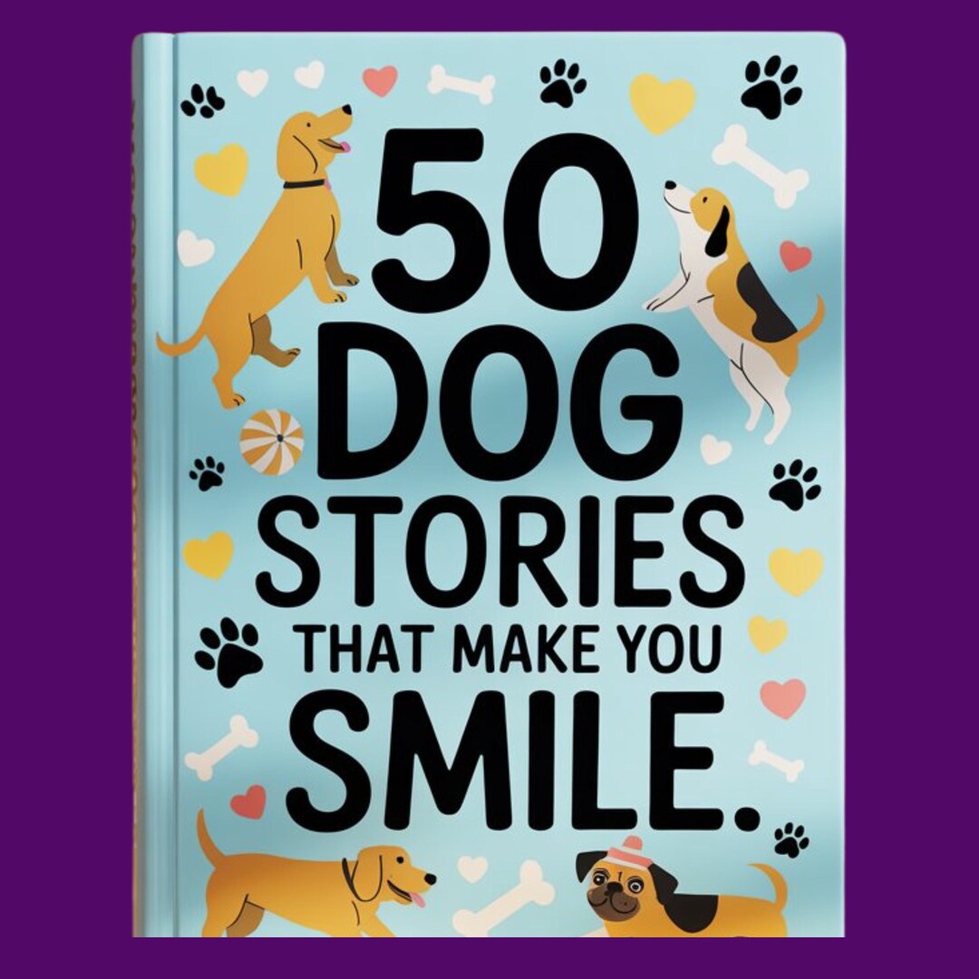 50 Dog Stories Book: Heartwarming Tales for Dog Lovers - Etsy
