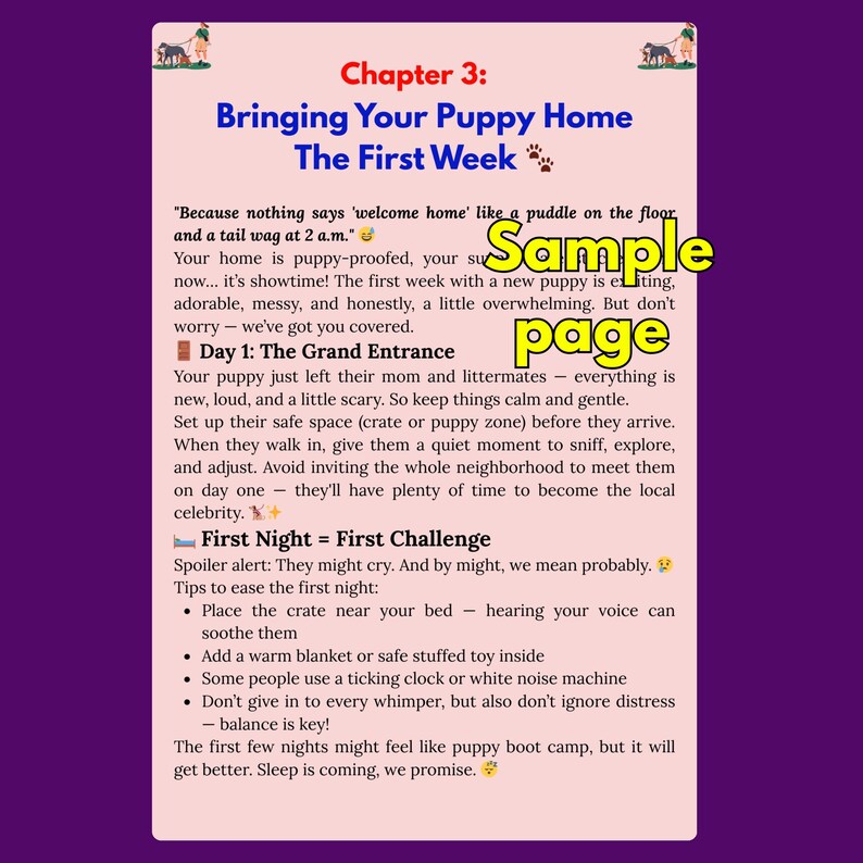 Puppy Starter Guide Ebook | Potty Training & Crate Tips for New Puppy ...