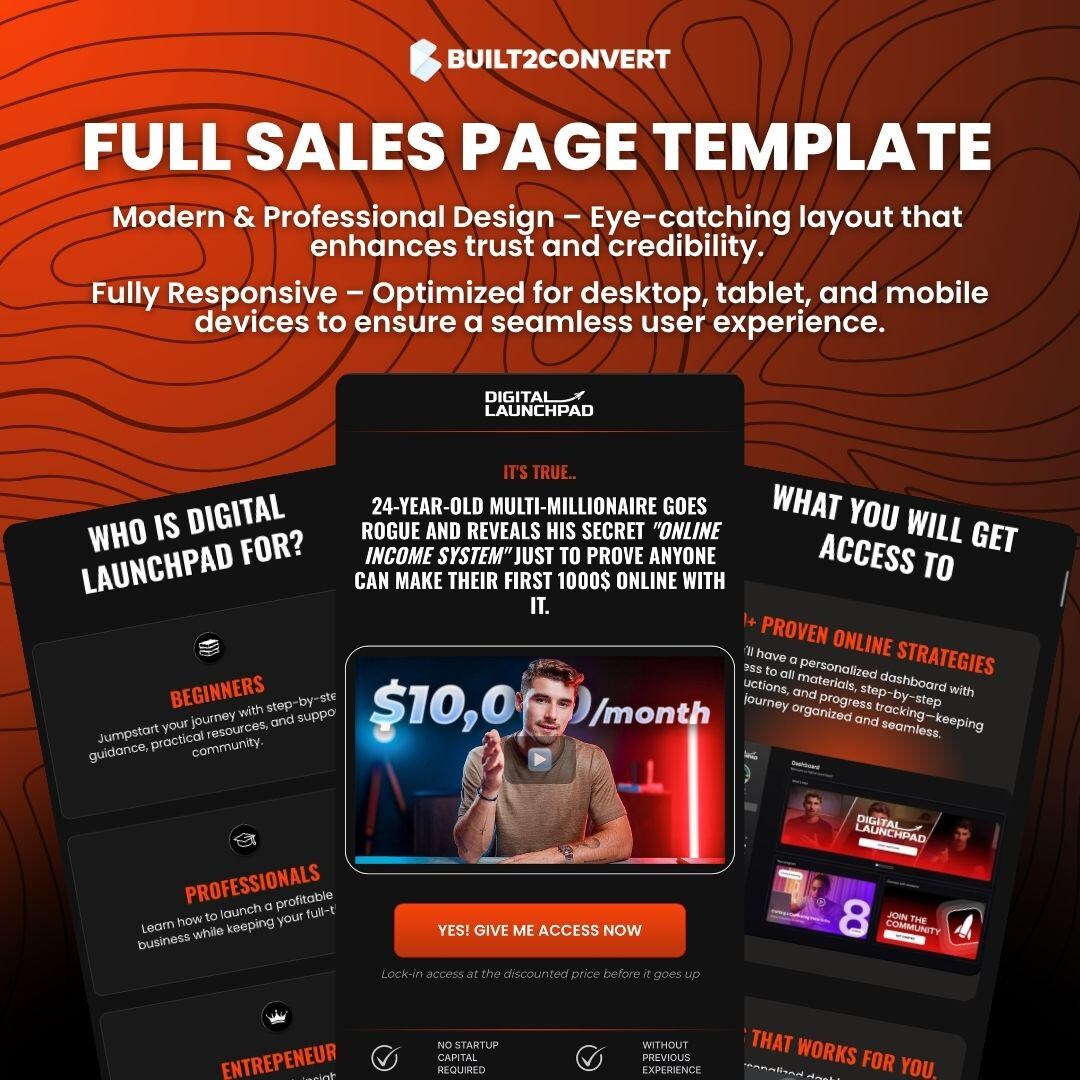 High-converting Gohighlevel Sales Page | Modern & Optimized Design ...