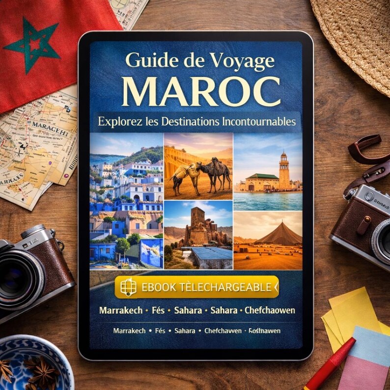 Guide De Voyage Maroc PDF | Destinations Incontournables Marrakech Fès ...