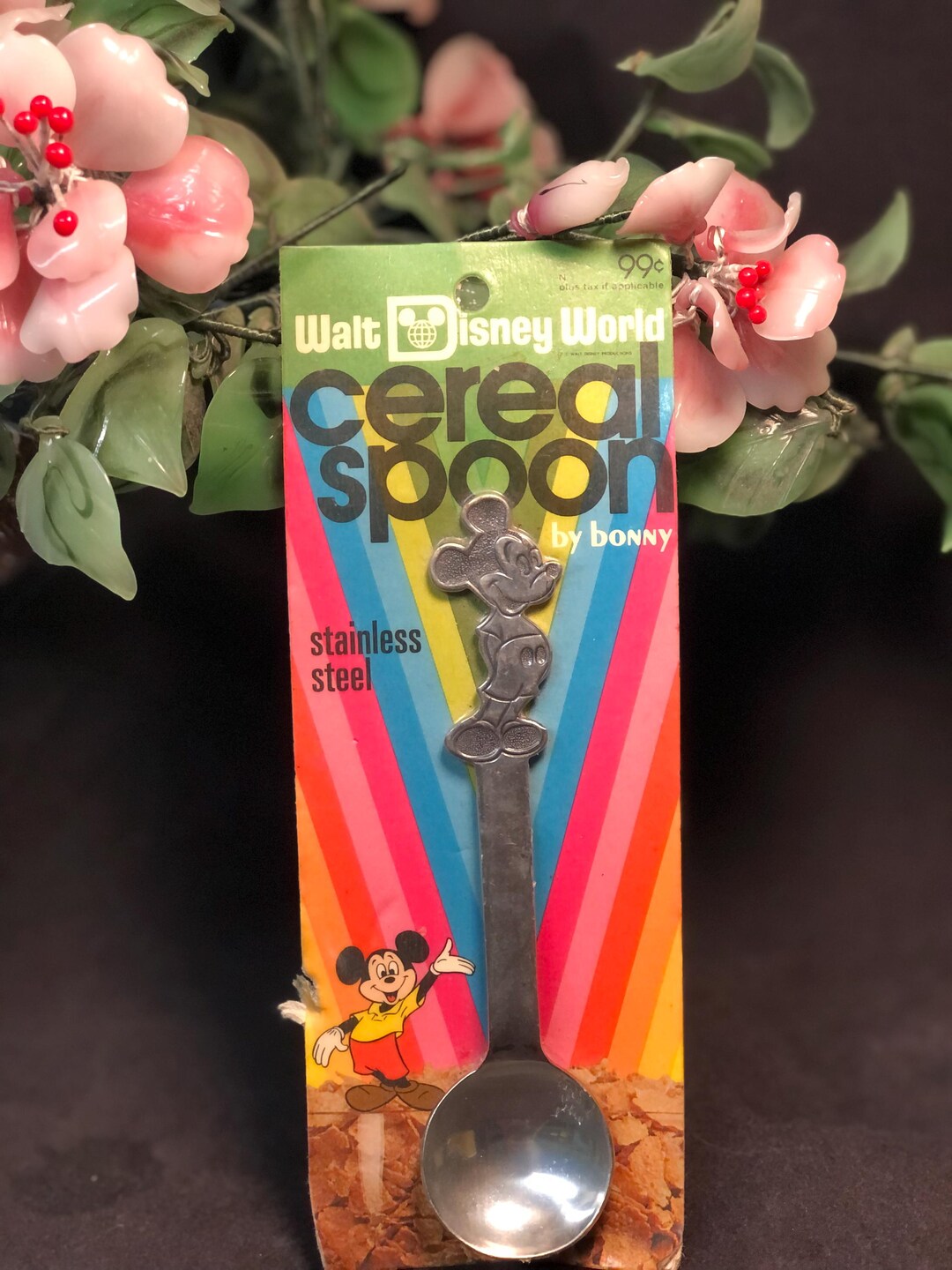 Mickey Mouse Cereal Spoon in Original Packaging - Etsy