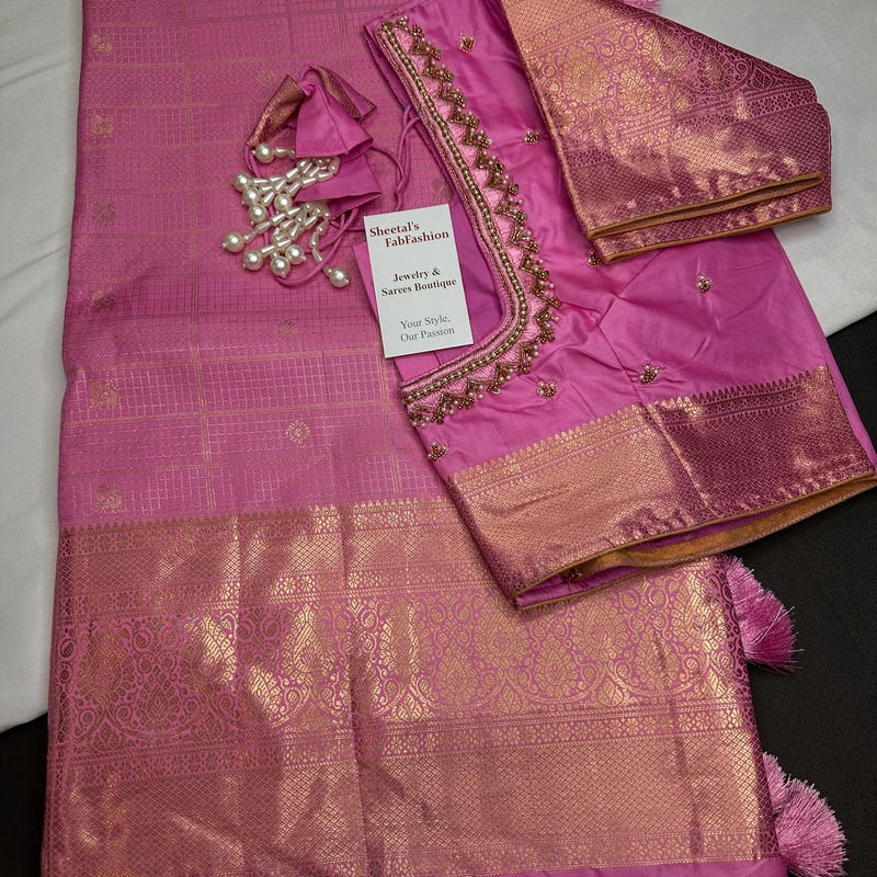 Kanchi Silk. Saree - Etsy