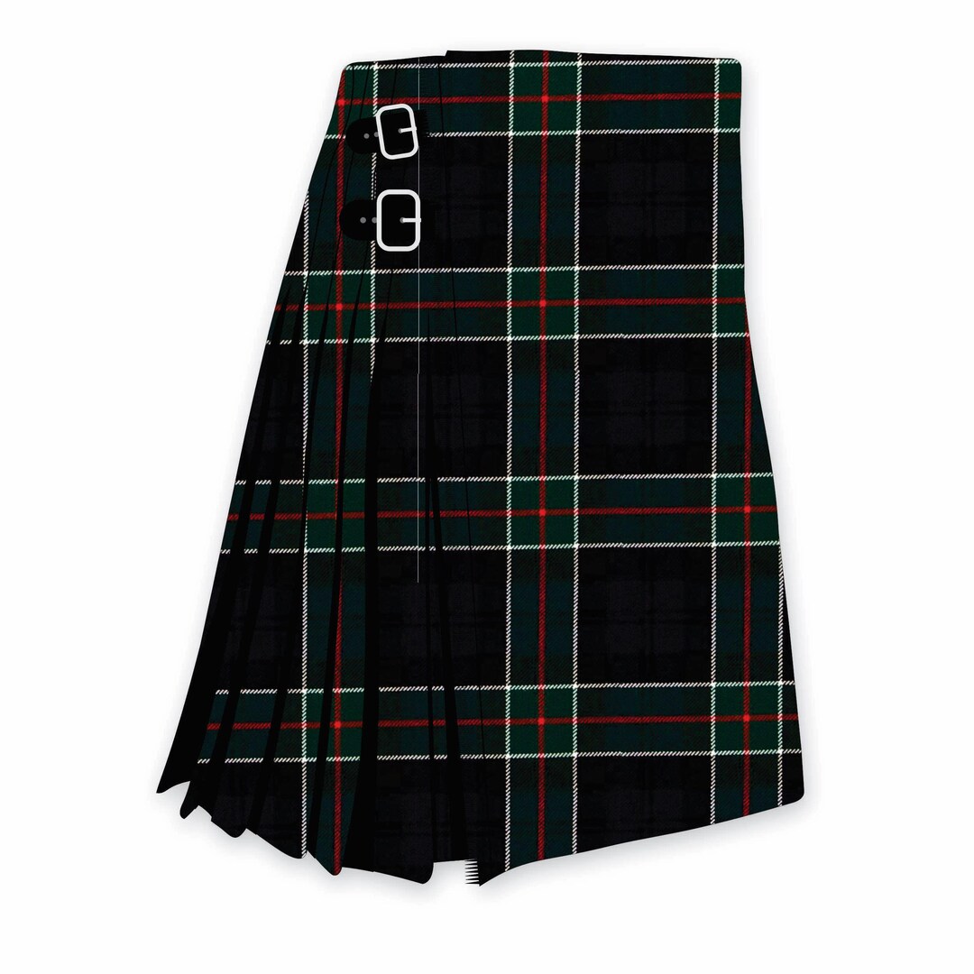Clan Colquhoun Modern 8 Yards Premium Tartan Kilt - Men's Scottish ...