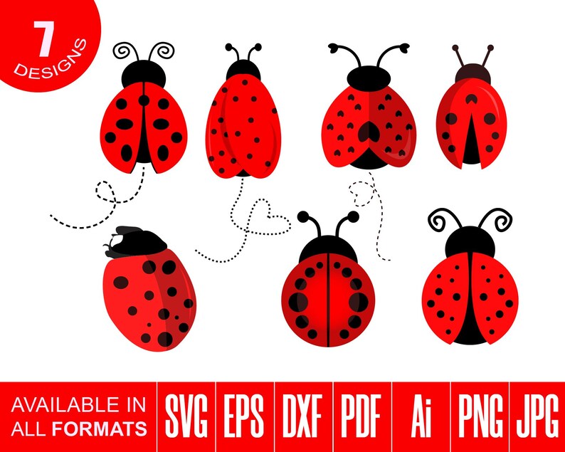 Ladybug SVG, PNG, Ladybug Svg and Png Files, Ladybug With Path, Lady ...