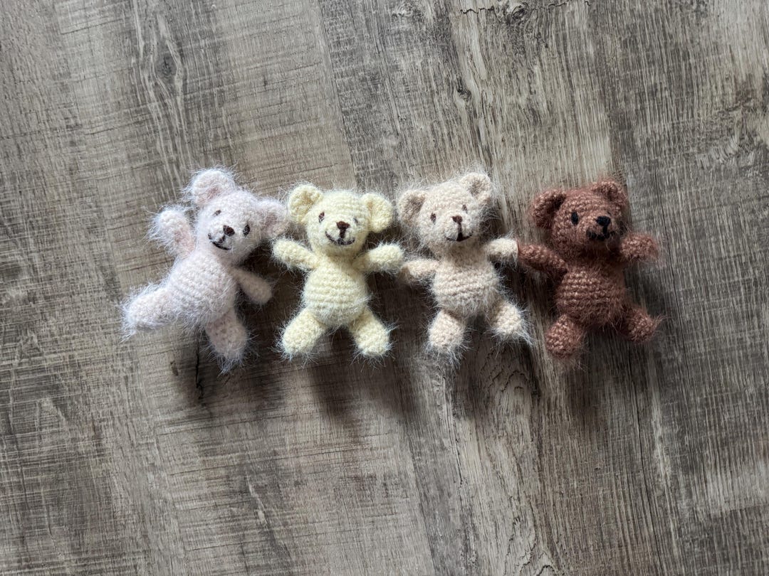 Fuzzy Crochet Bear – Newborn Photography Prop | Soft Textured Baby ...