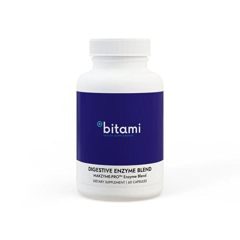 Digestive Enzyme Blend Supplement (60 Capsules) - Etsy