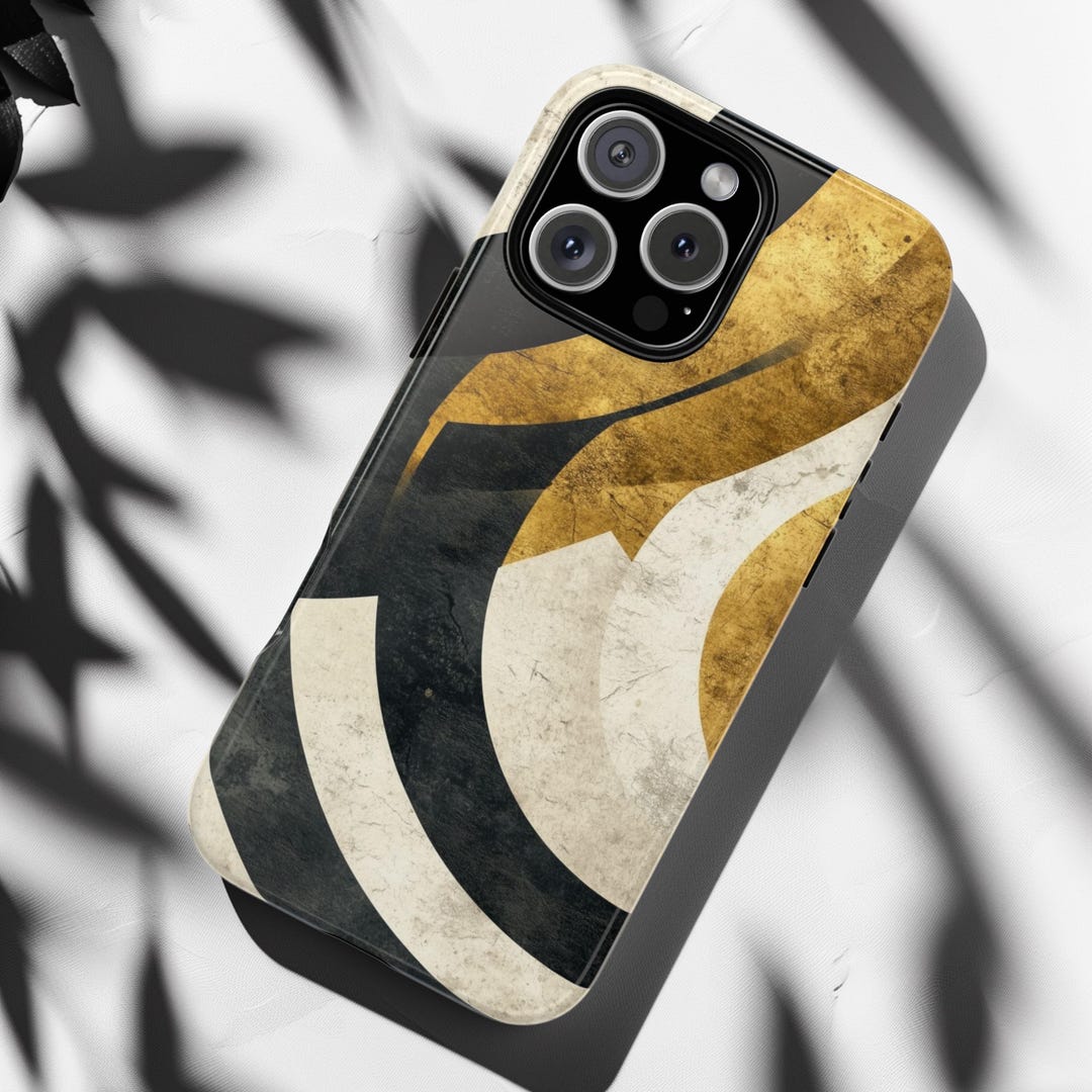 Abstract Minimalist iPhone Case: Hollow Motion Art - Etsy