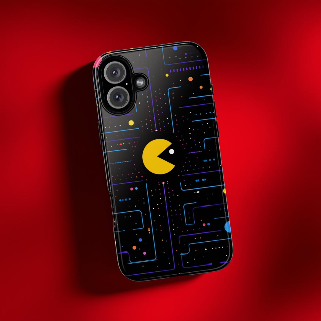 Retro Arcade Pac-man iPhone Case: Gaming Nostalgia Phone Cover - Etsy