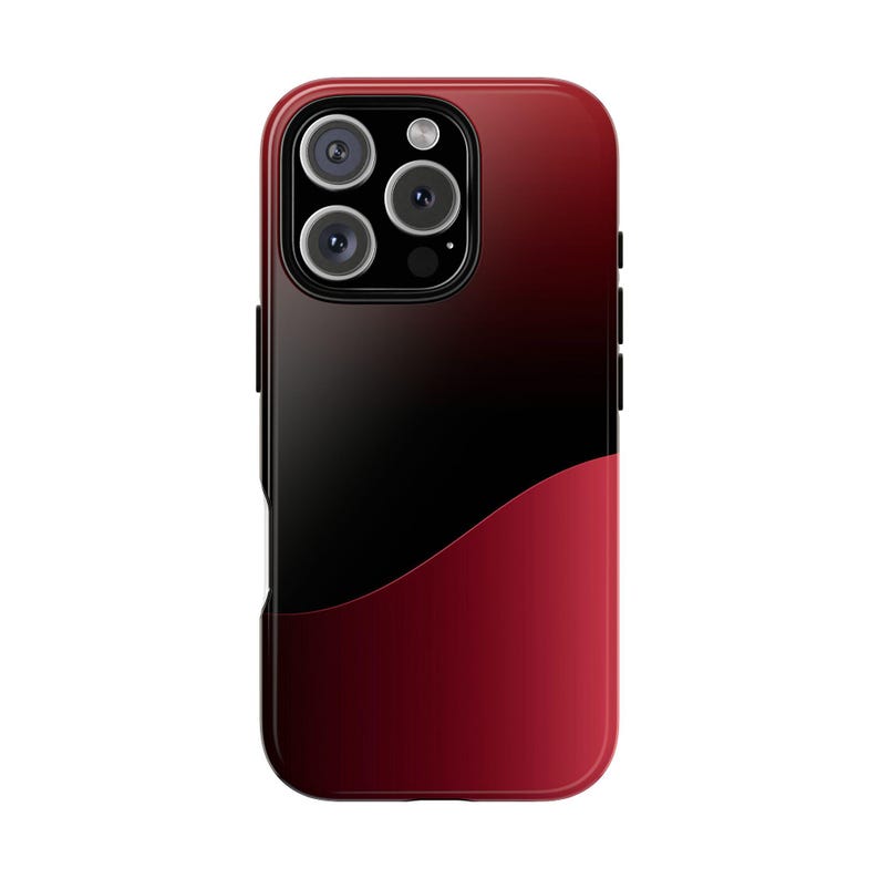 Crimson Fade iPhone Case – Deep Red Gradient - Etsy