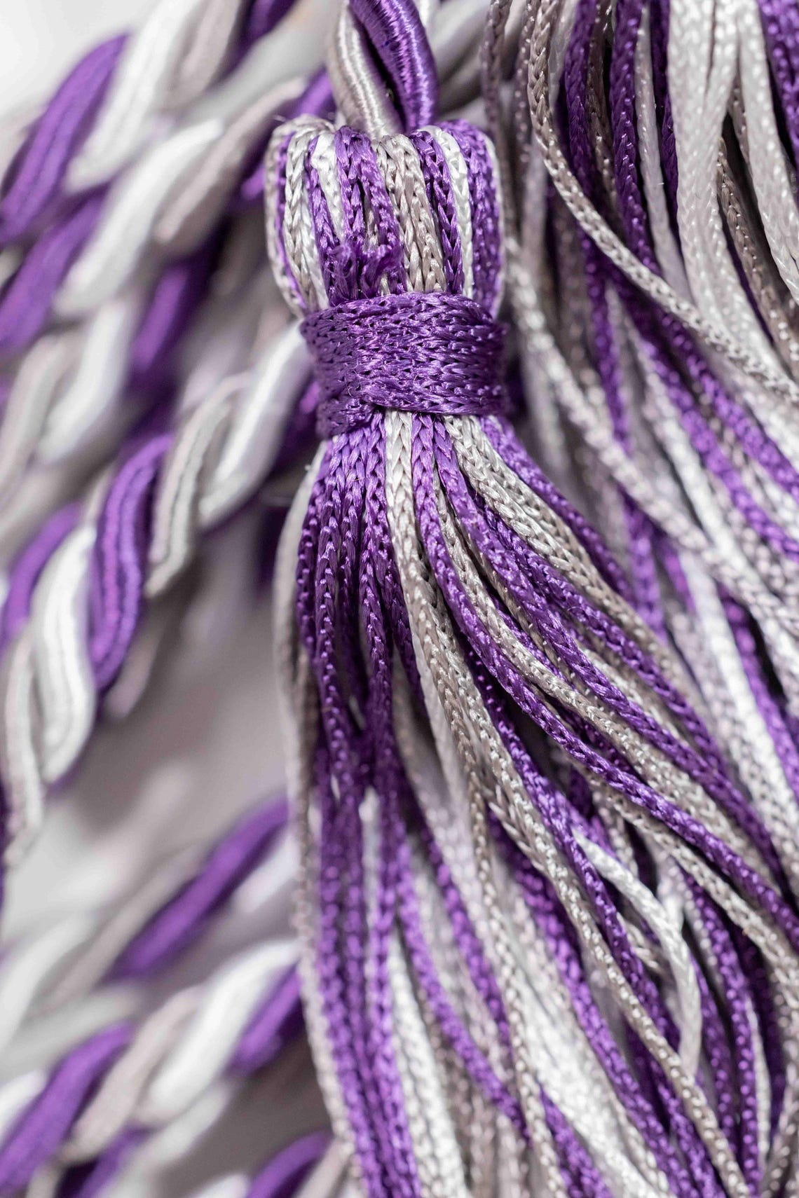 Platinum, Purple, White Graduation Honor Cord Gift - Etsy