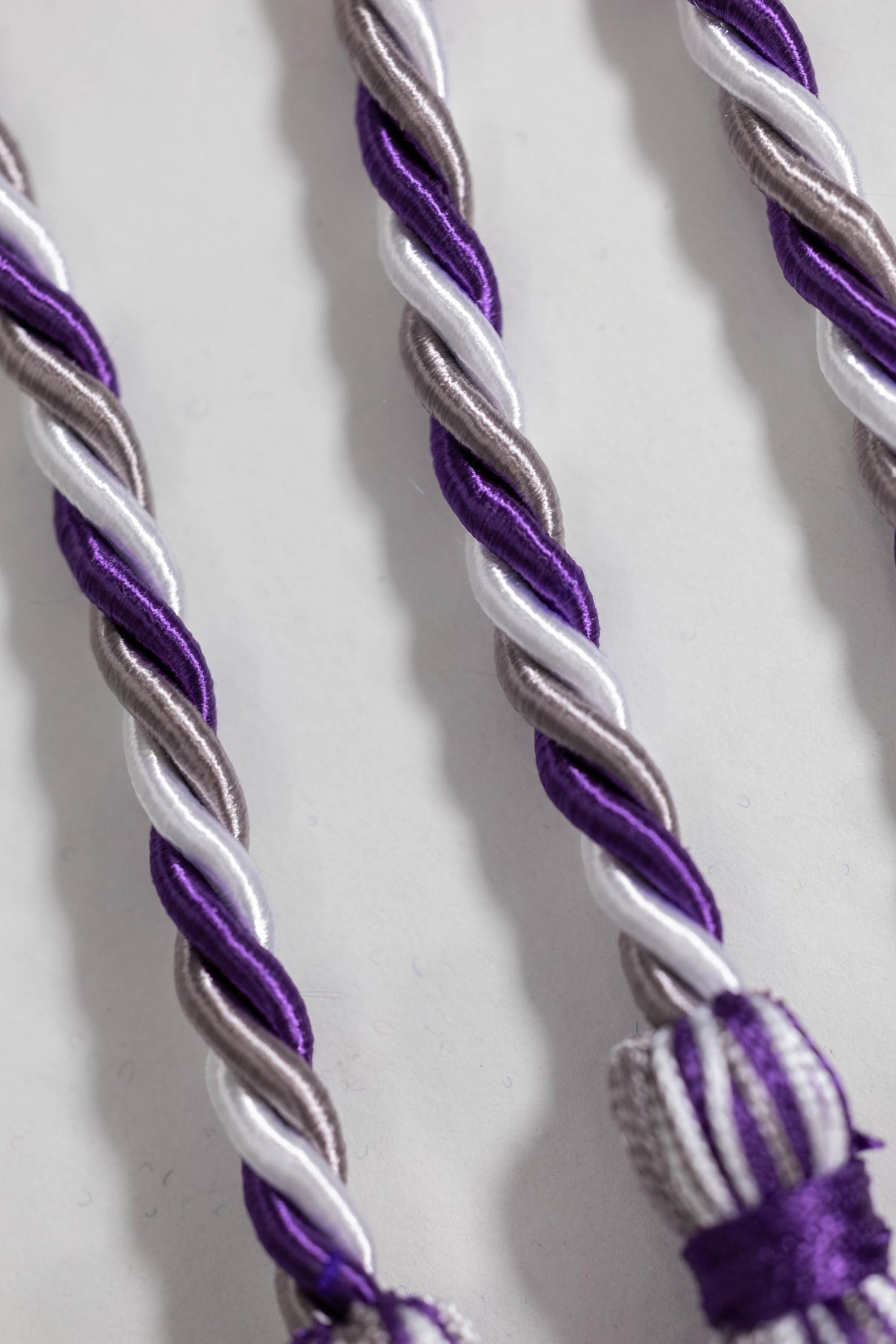 Platinum, Purple, White Graduation Honor Cord Gift NEED MORE? Message ...