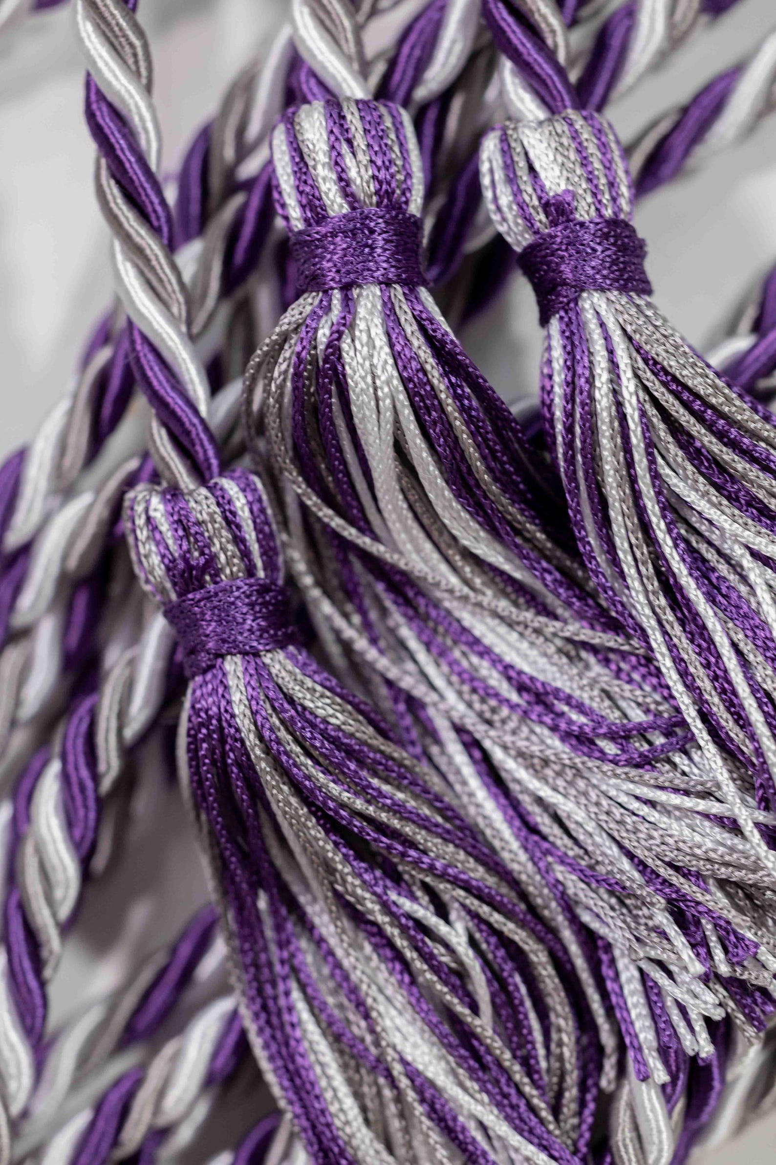 Platinum, Purple, White Graduation Honor Cord Gift NEED MORE? Message ...