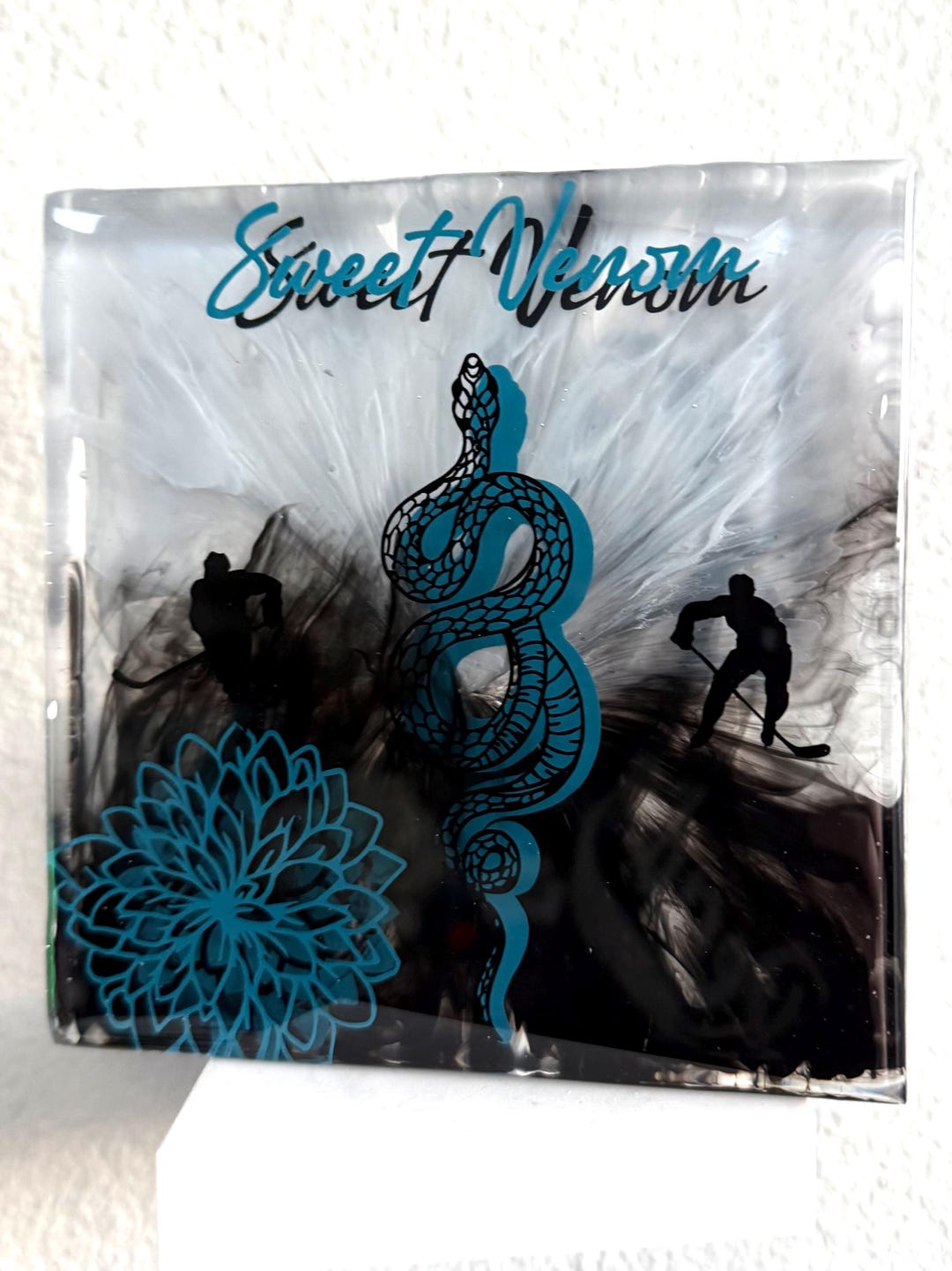 Sweet Venom Epoxy Resin Bookend | Rina Kent Dark Romance Inspired ...