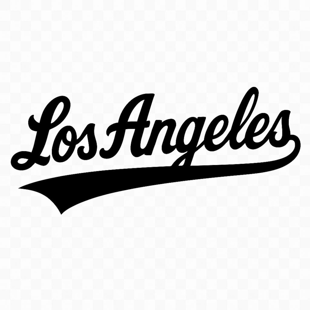 Los Angeles Retro Font SVG: Collegiate Sports Logo (digital Download - Etsy