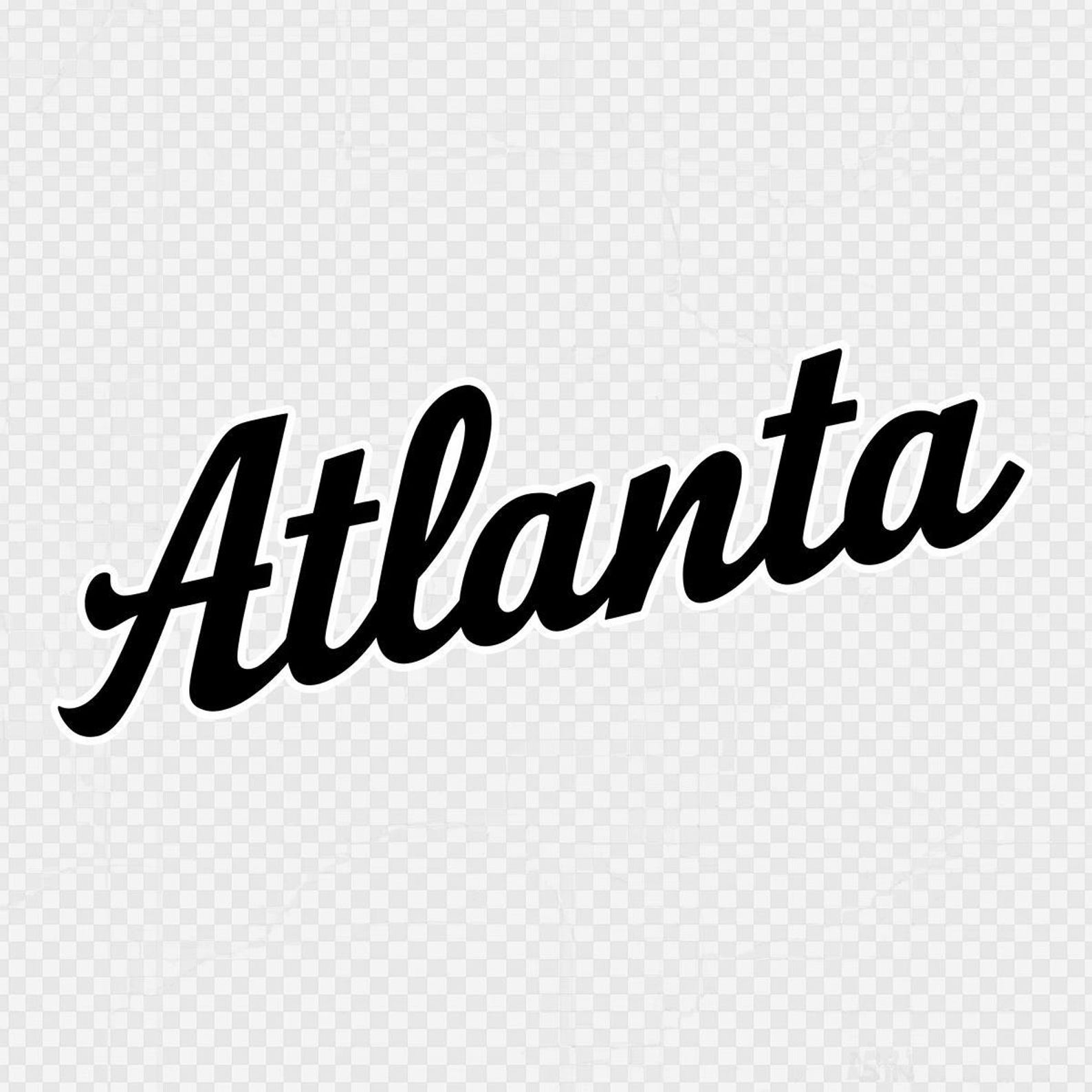 Atlanta Retro Font SVG: Collegiate Sports Logo, Cricut Ready (digital ...