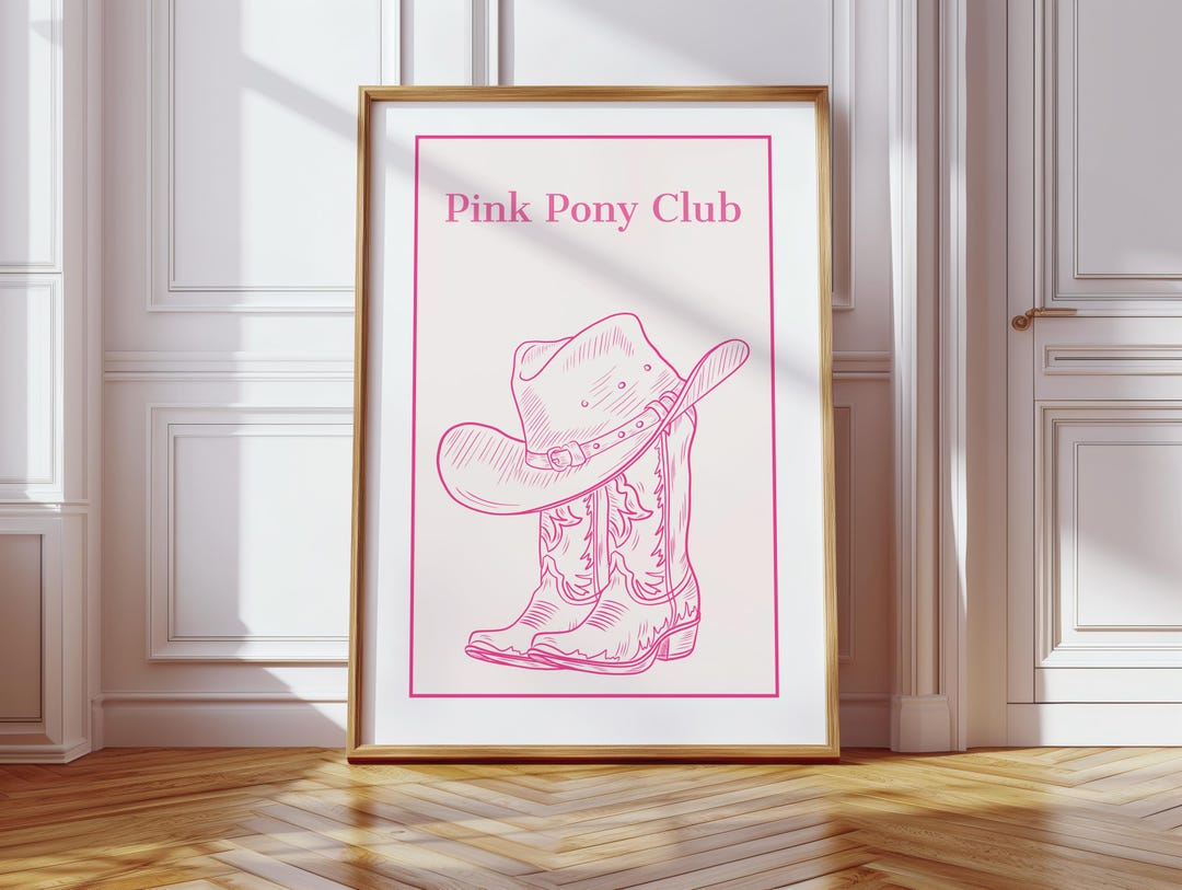 Pink Pony Club Poster | Chappell Roan Art | Premium Semi-glossy Paper ...