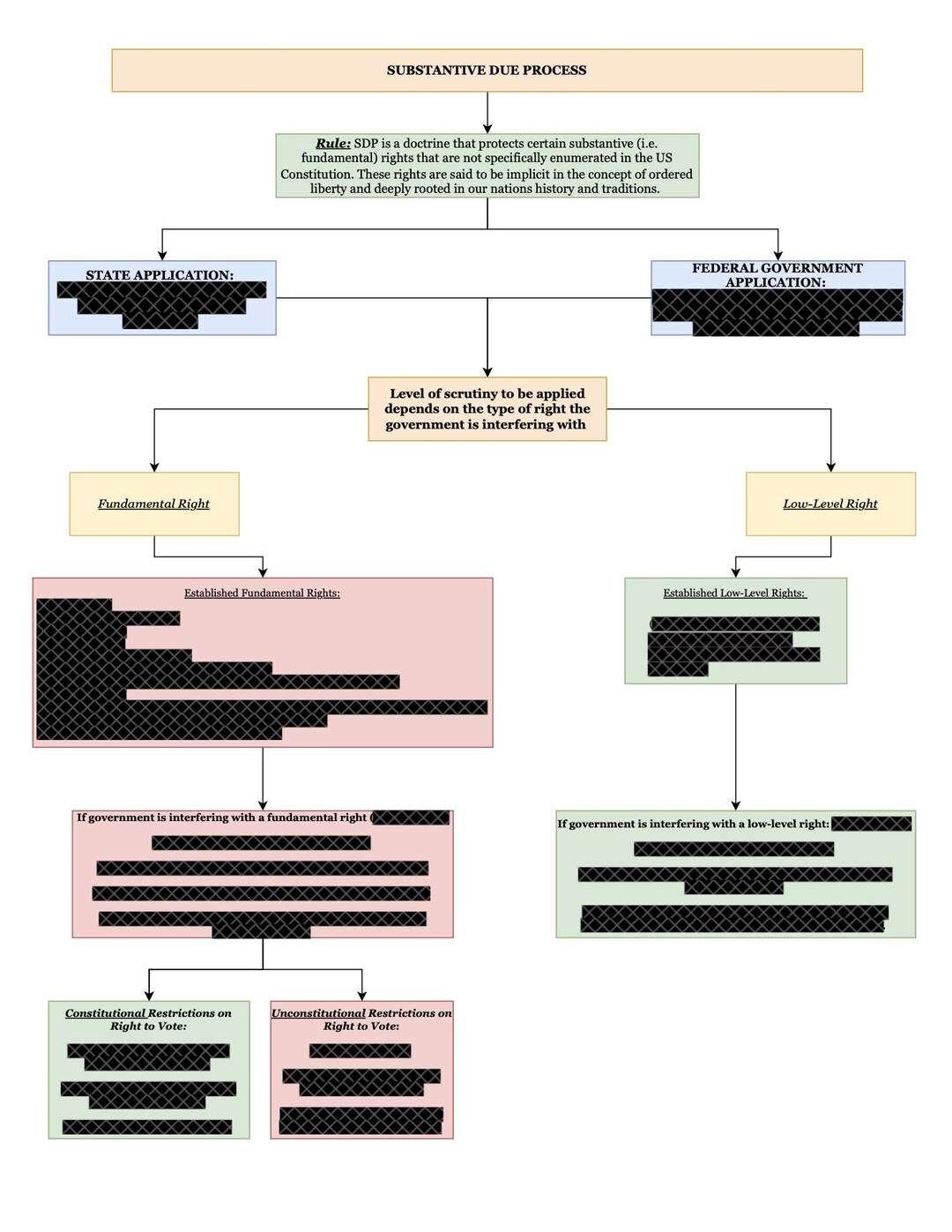 Constitutional Law Individual Rights Flowchart - Etsy