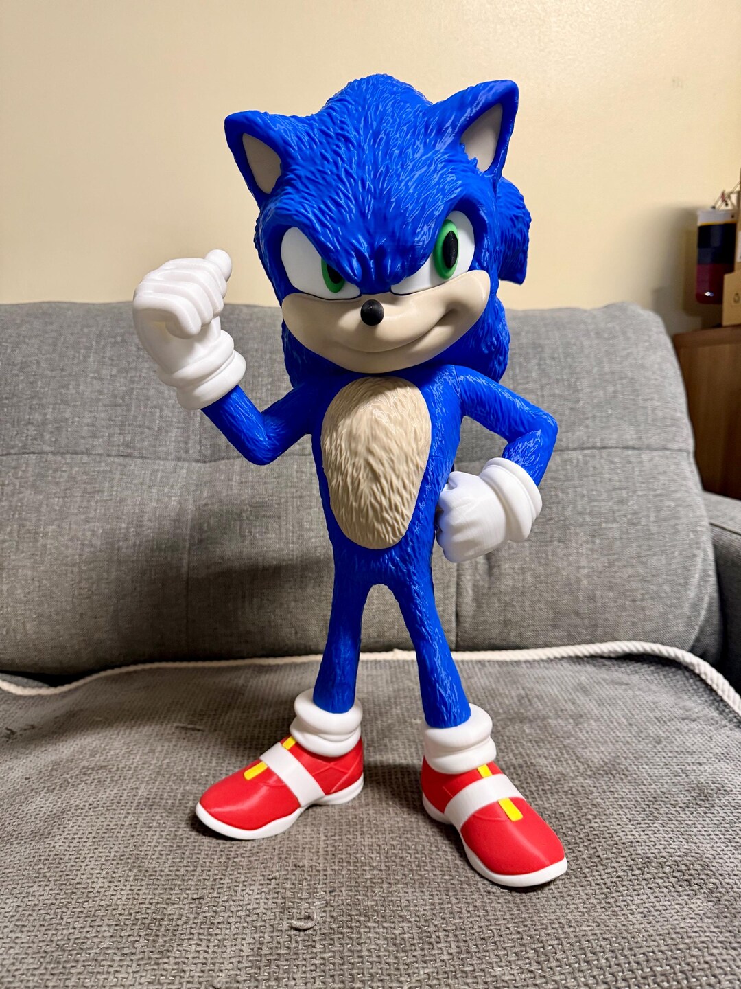 Sonic 3D Printed Model - 50cm Tall - Etsy