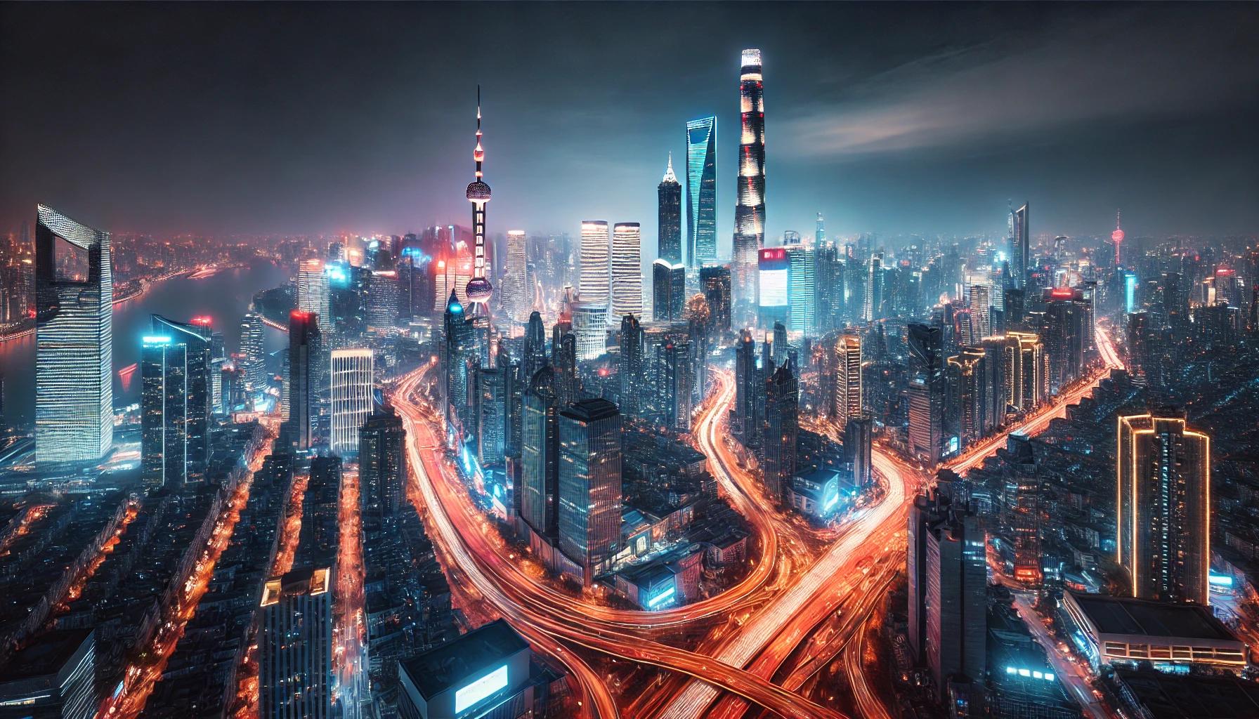 A Collection of 3 Night View Metropolian and Urban Cities With ...