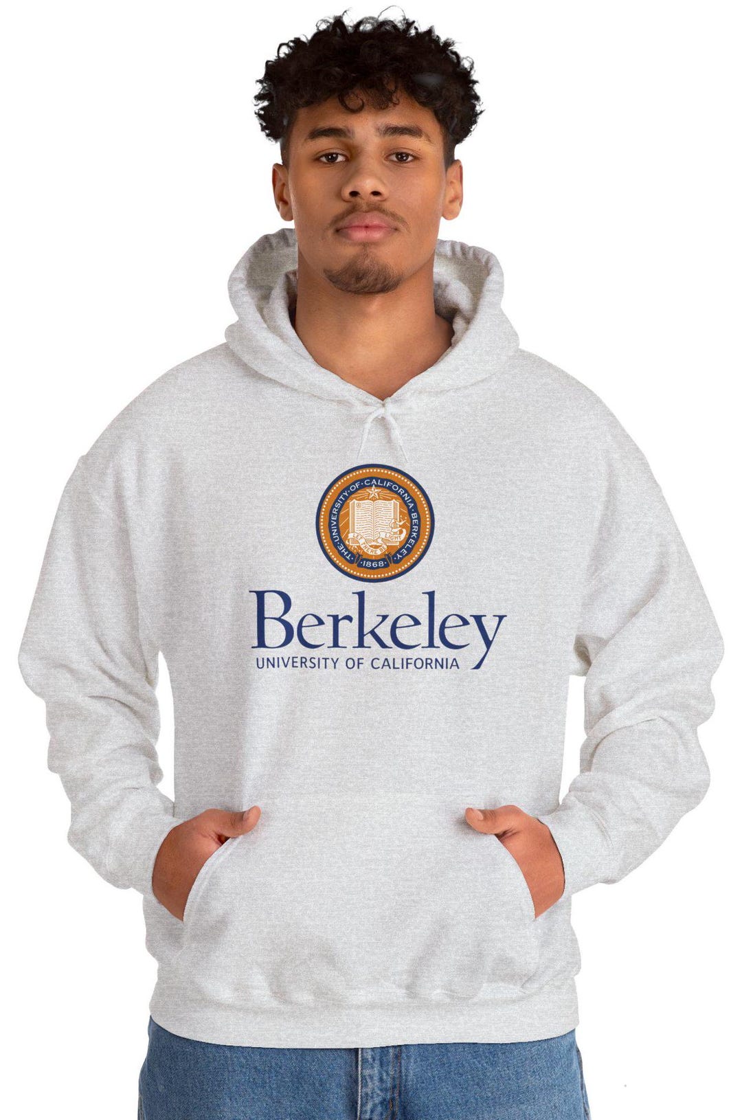 Light Grey UC Berkely Hoodie - Etsy