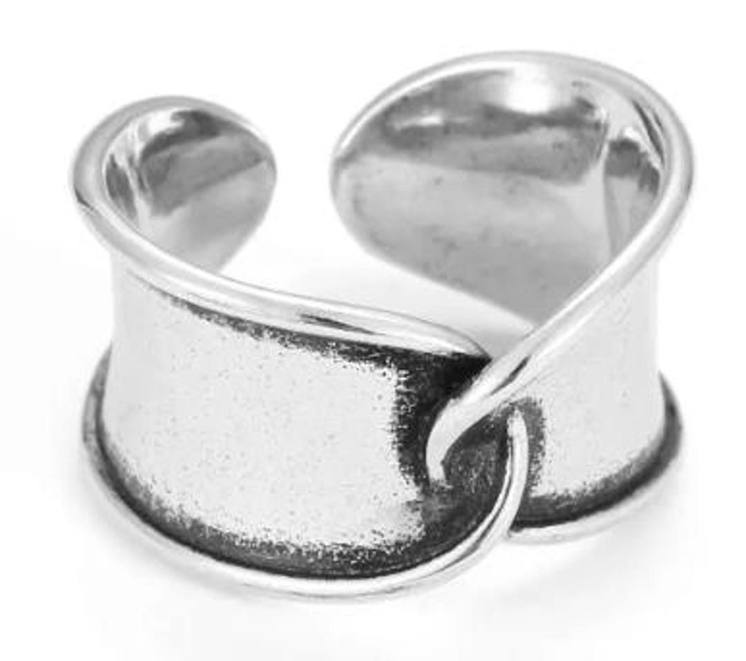 Silver Simple Design Ring, Statement Ring, Hypoallergenic Rings, Bold ...