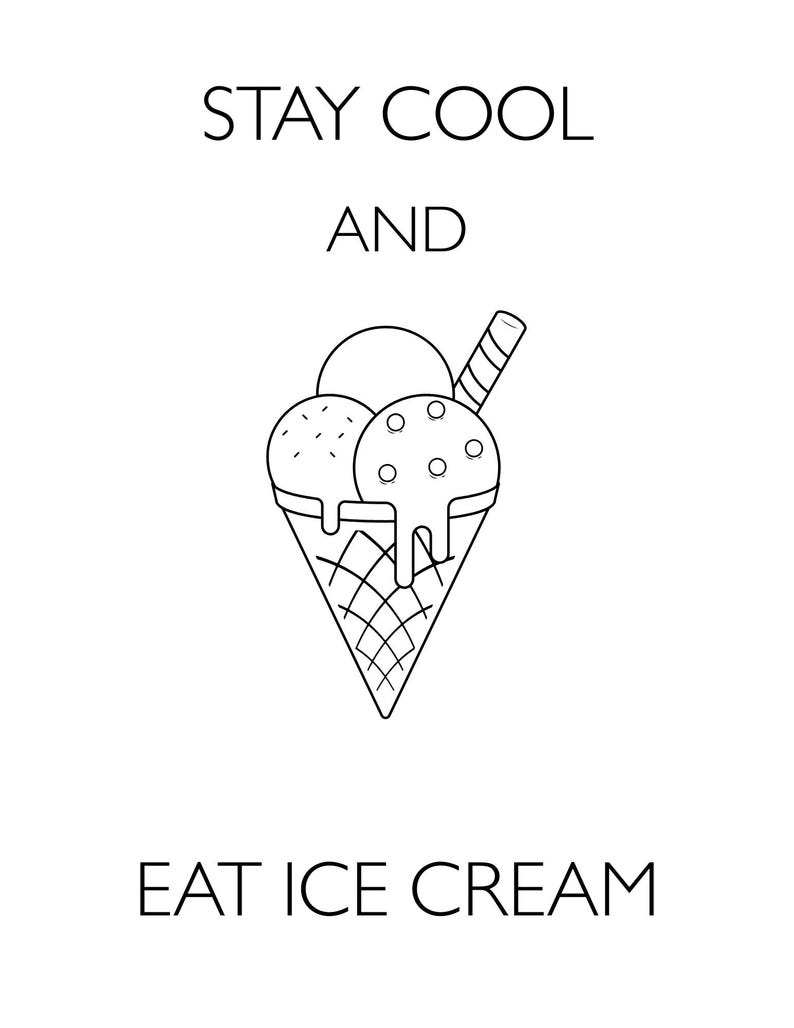 Kids Beach and Summer Coloring Pages - Etsy