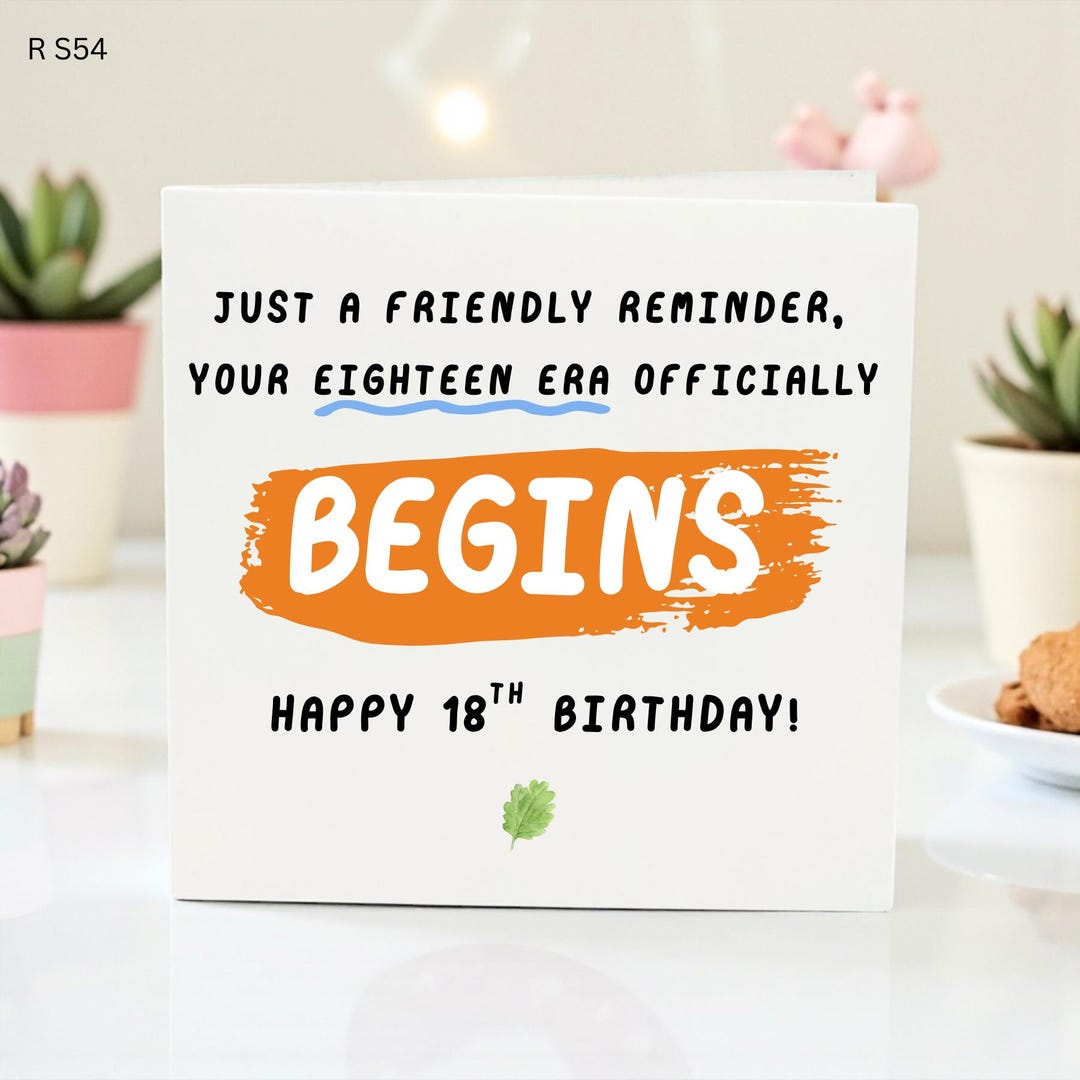 Funny 18th Birthday Card, Your Childhood Has Expired Card, Humorous ...