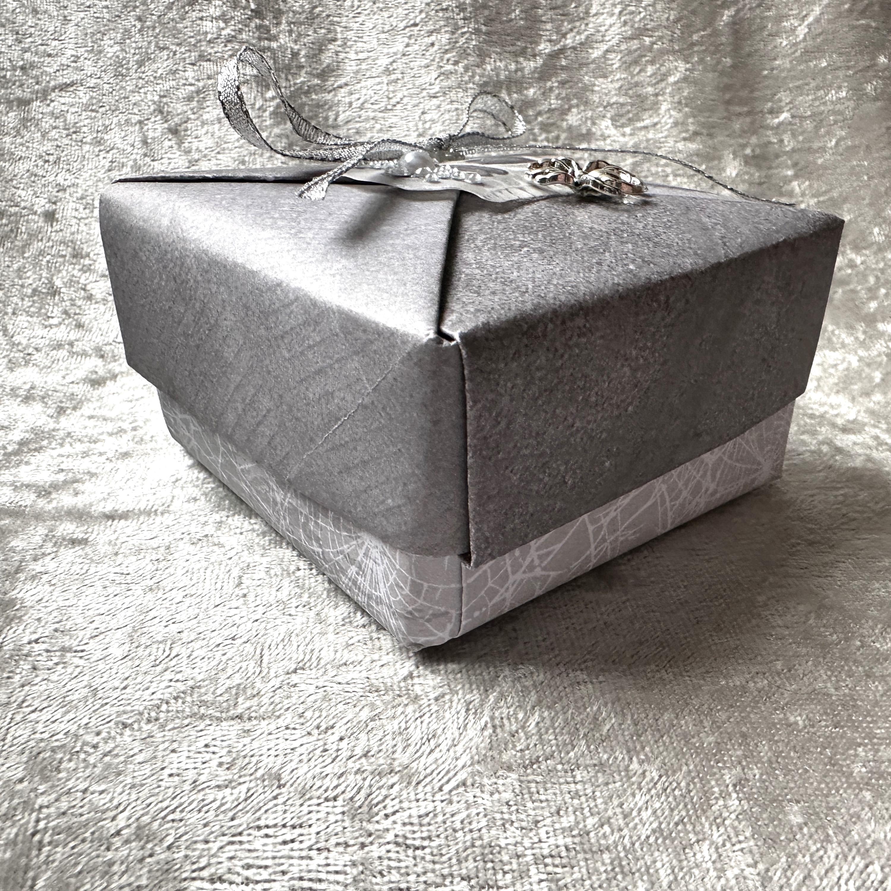 Glitter Skull Origami Gift Box: Witchy Paper Gift Wrap - Etsy