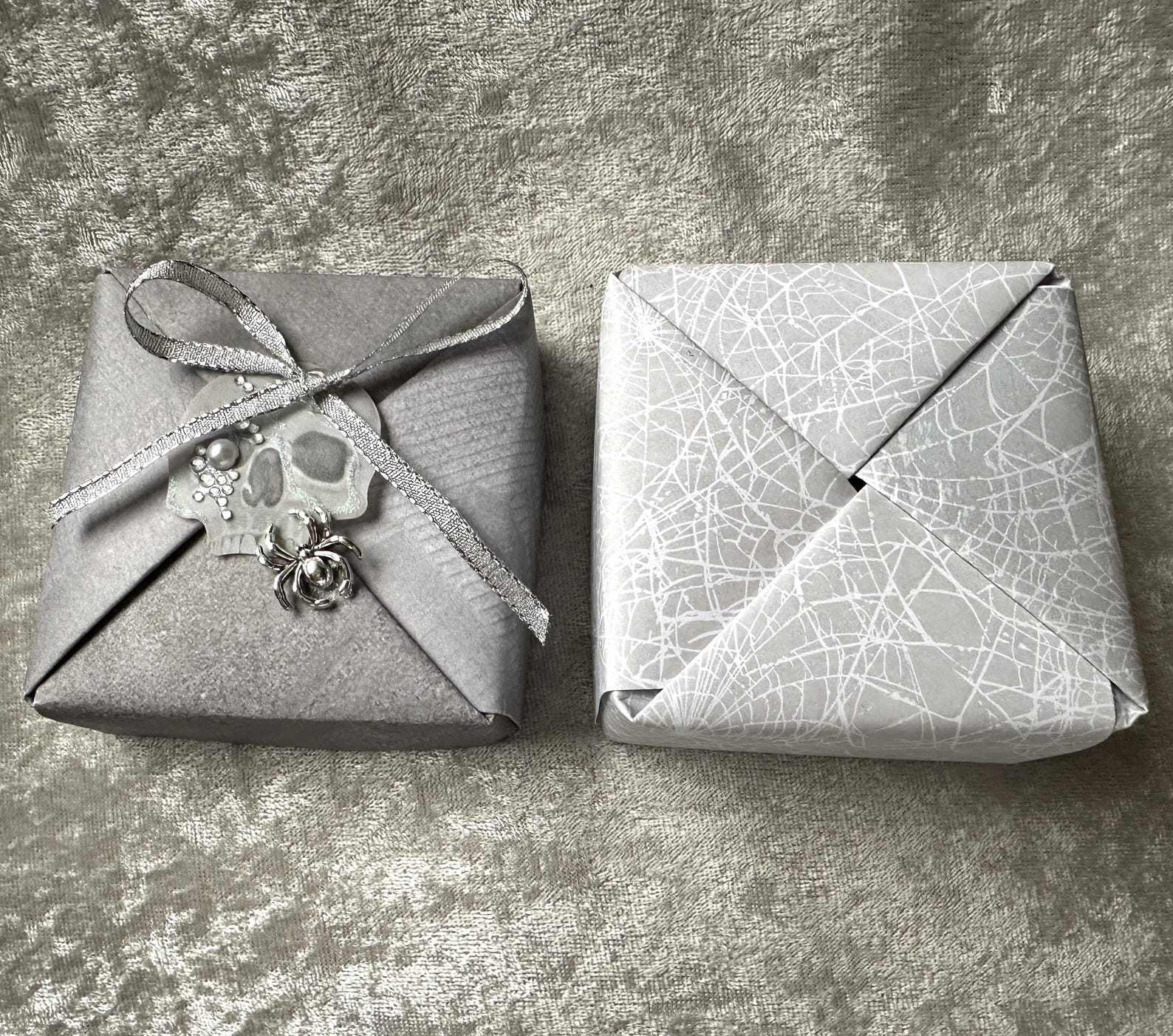 Glitter Skull Origami Gift Box: Witchy Paper Gift Wrap - Etsy