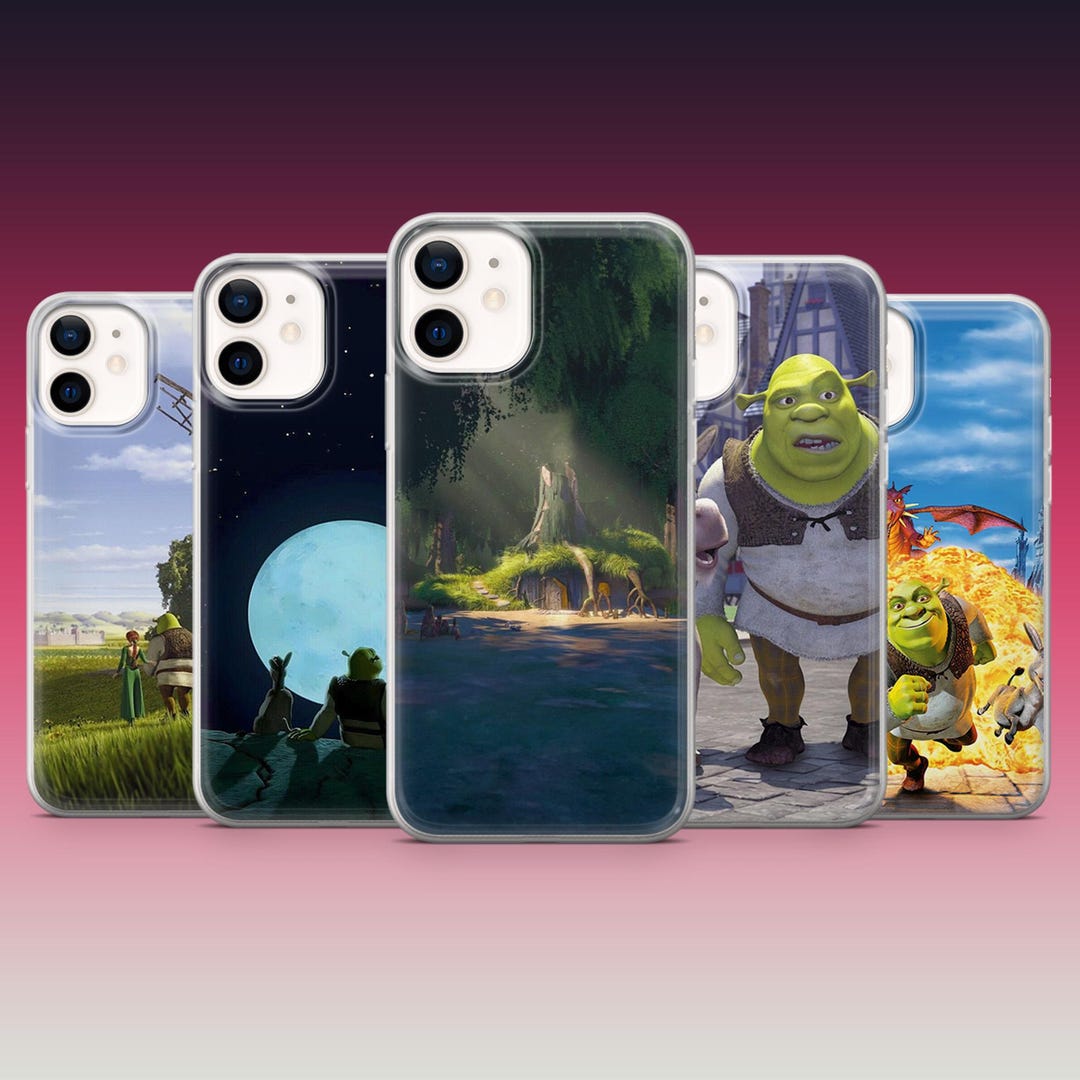 Shrek Donkey Phone Case Funny Cartoon Cover for iPhone 16 Pro , 15, 14 ...