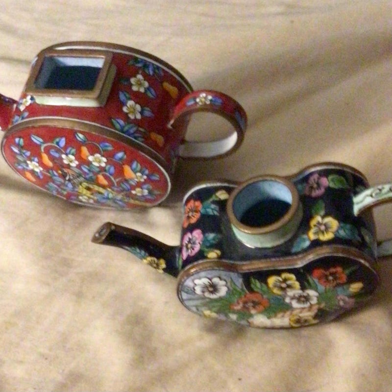 Enamel Teapot - Etsy