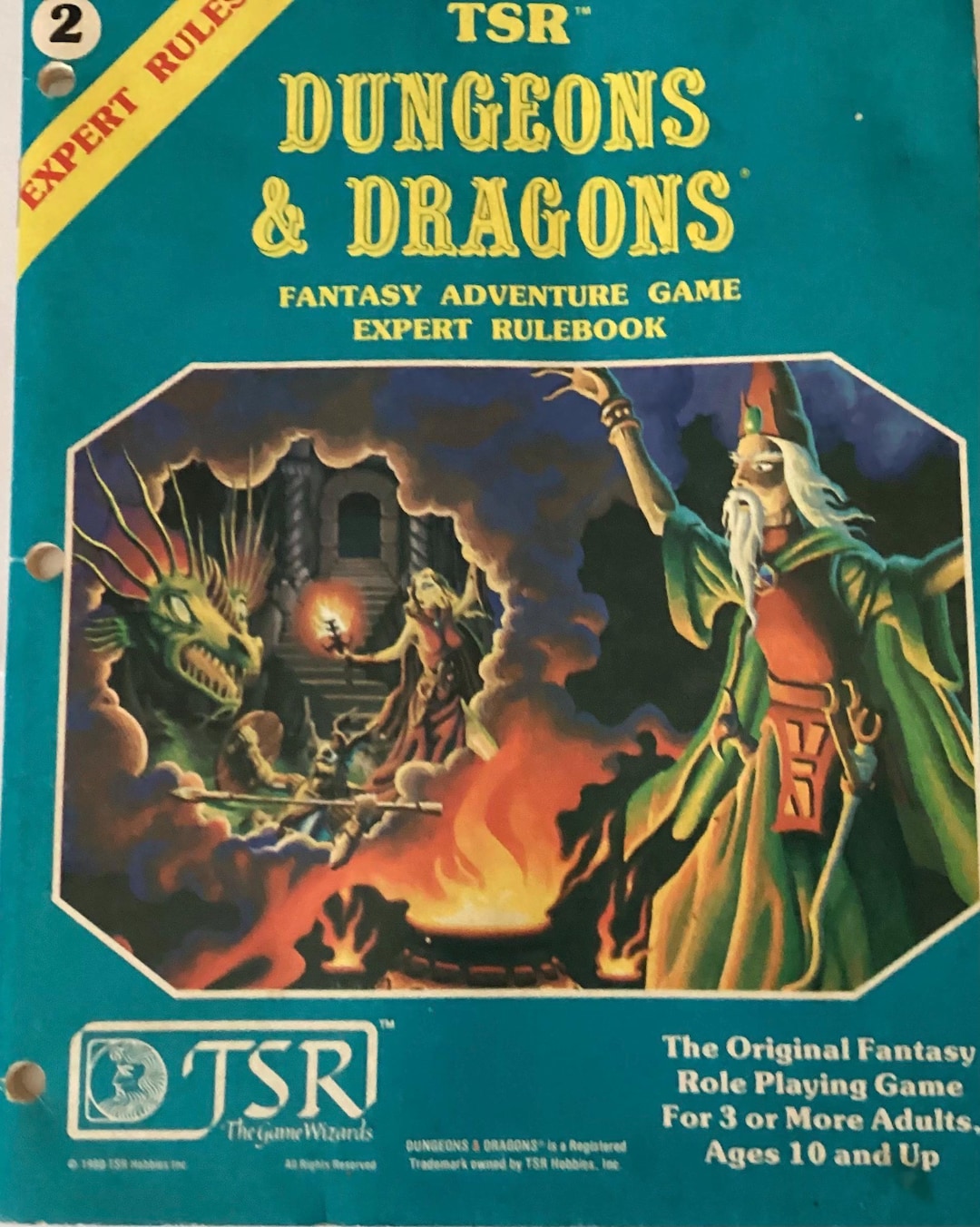 TSR Dungeons and Dragons Expert Rulebook 2 - Etsy