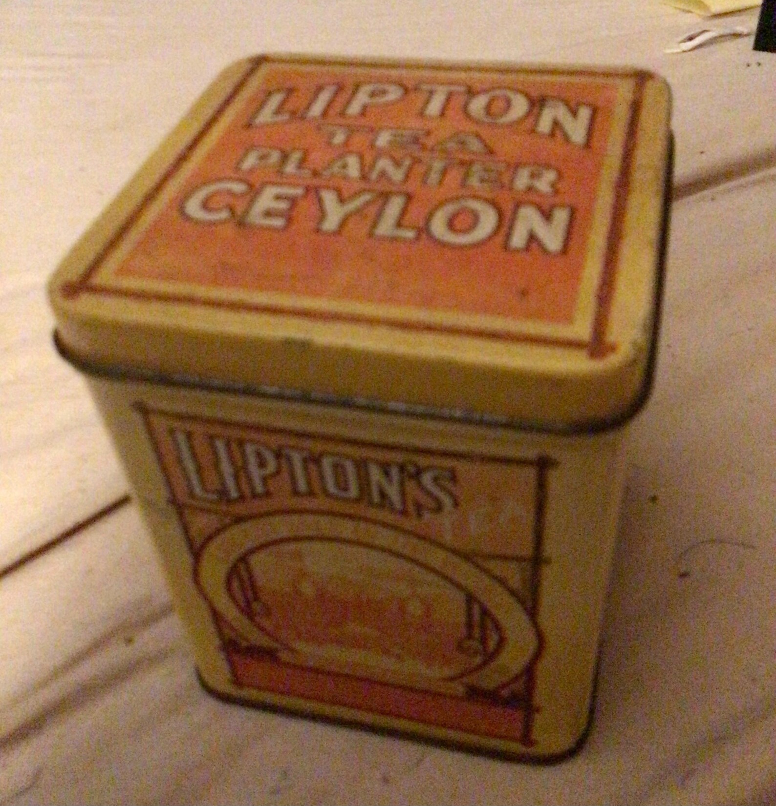 Vintage Lipton’s Tea Tin - Etsy