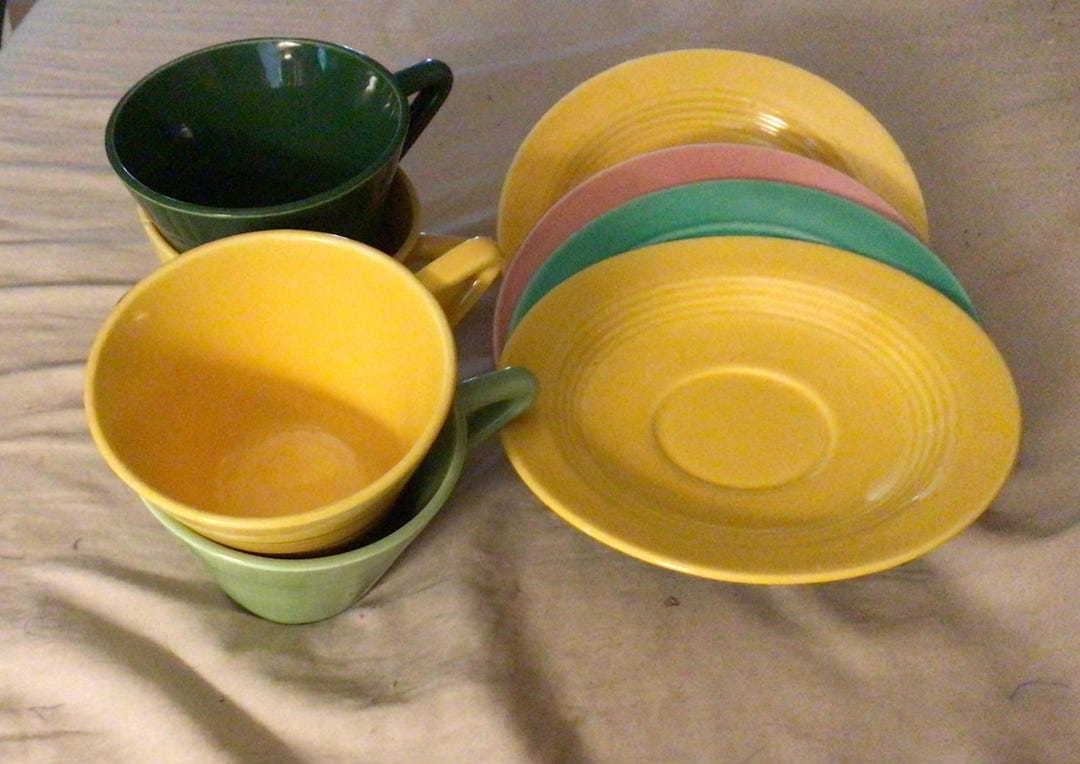 Homer Laughlin Harlequin Cups, Saucers and Bowls Priced Individually - Etsy