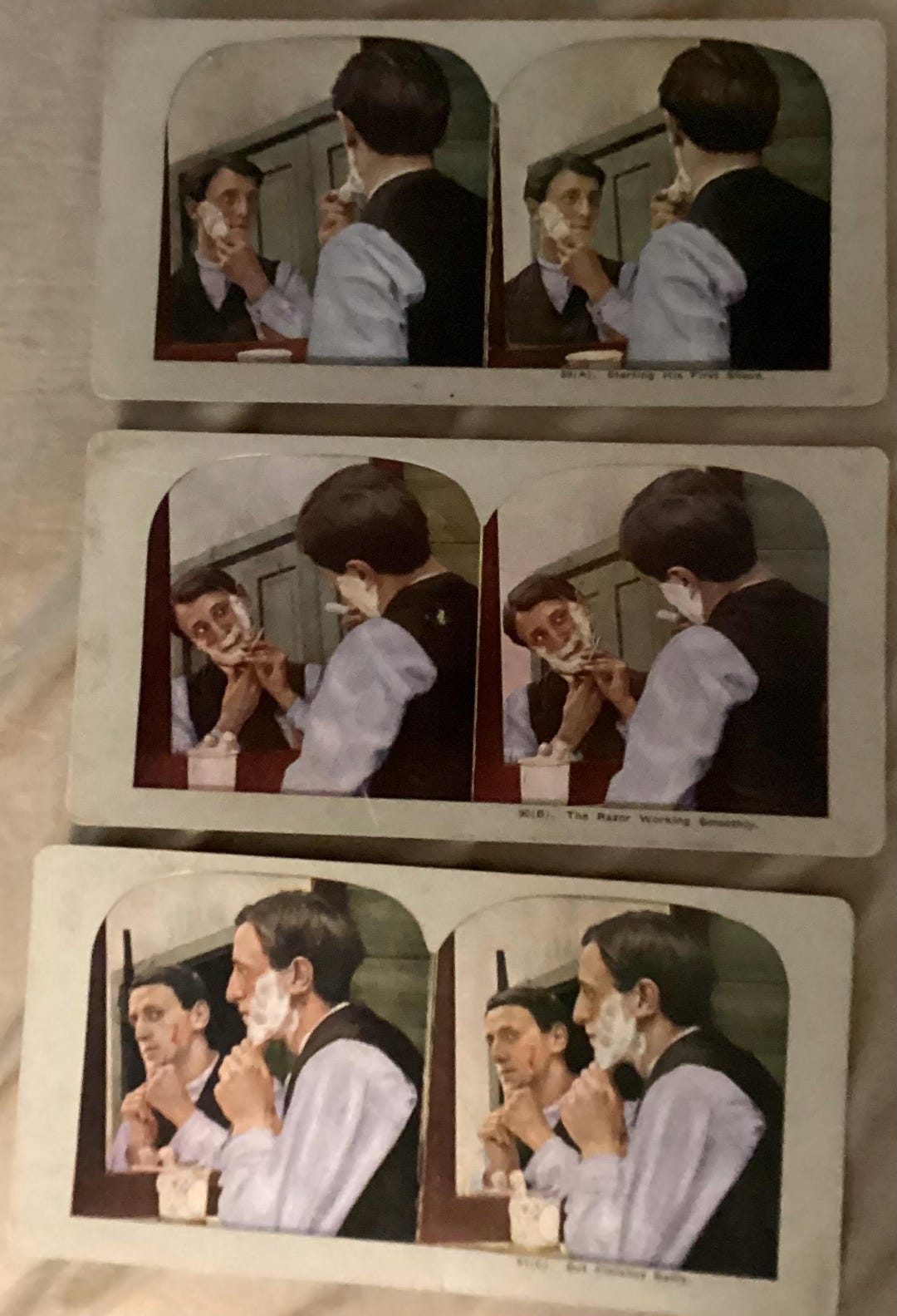 Three Humor Stereopticon Cards - Etsy