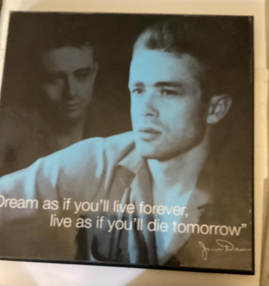 James Dean Plaque - Etsy