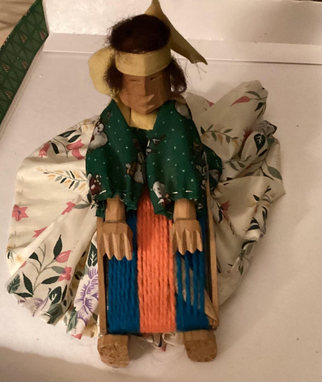 Vintage American Indian Woman Weaving Figure - Etsy