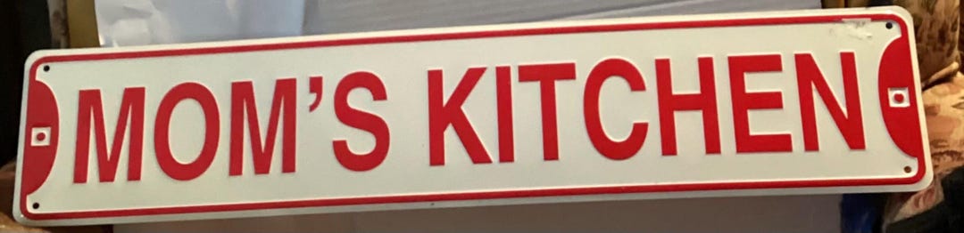 Mom’s Kitchen Sign - Etsy