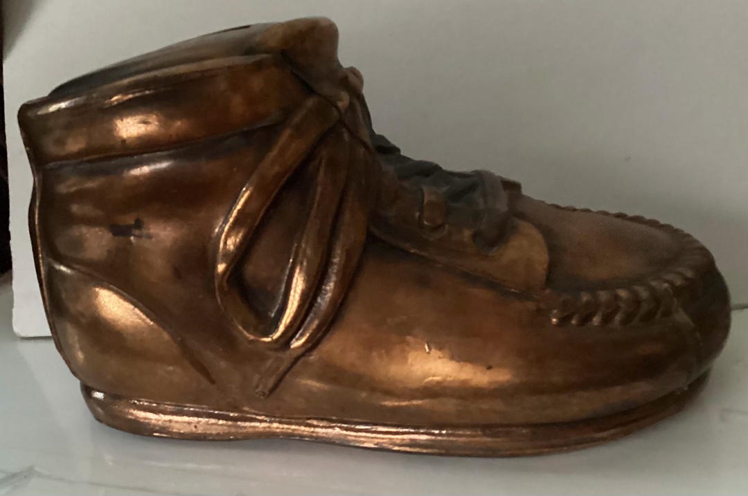 A Bronze Baby Shoe Bank - Etsy