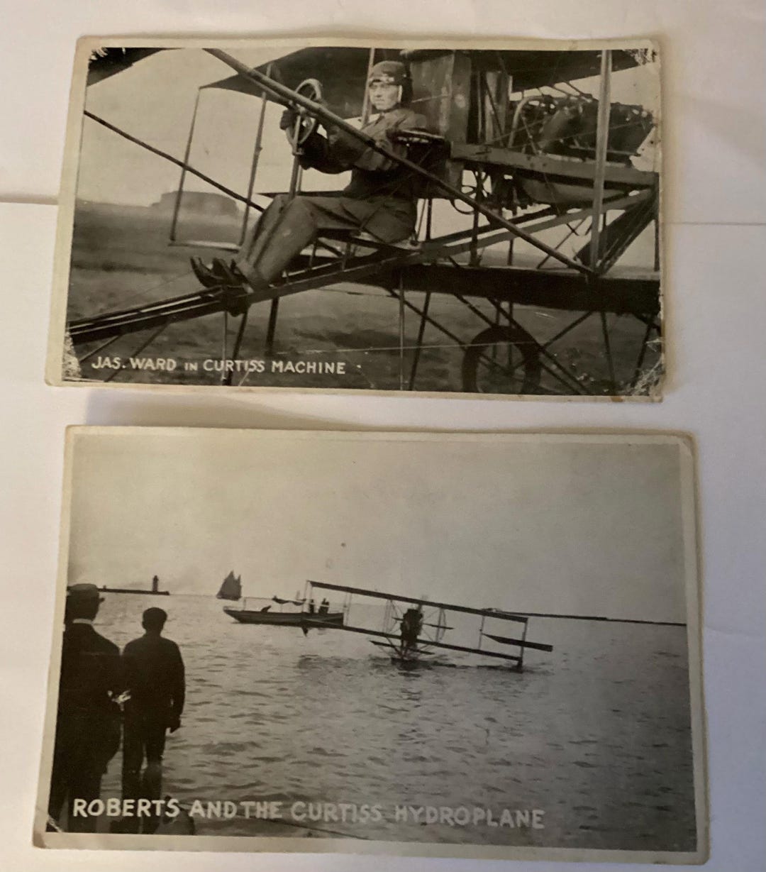 Two Early Aviation Postcards From 1911 - Etsy
