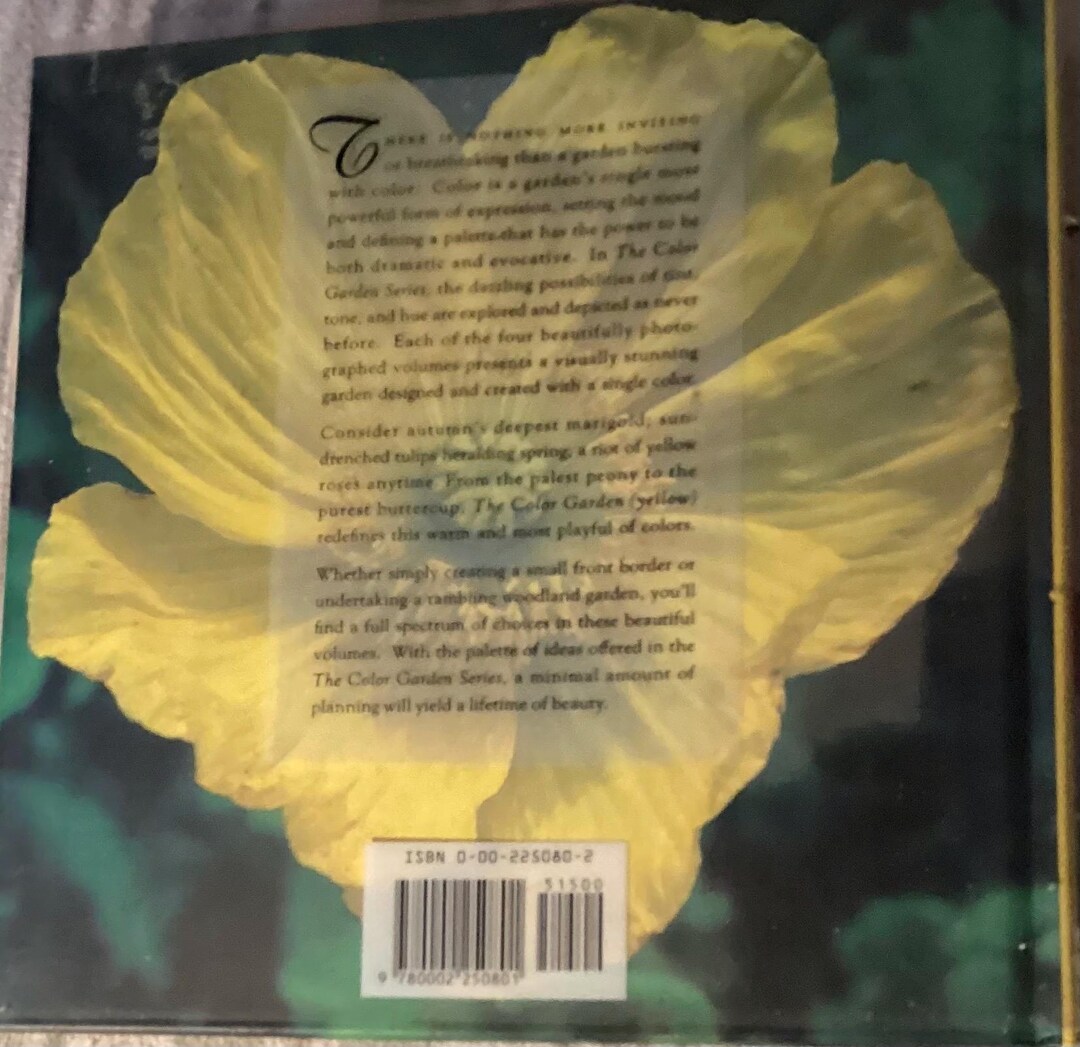 The Color Garden Yellow Single Color Plantings for Dramatic Landscapes ...