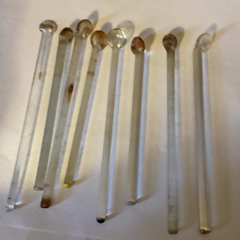 Glass Cocktail Stirrers - Etsy