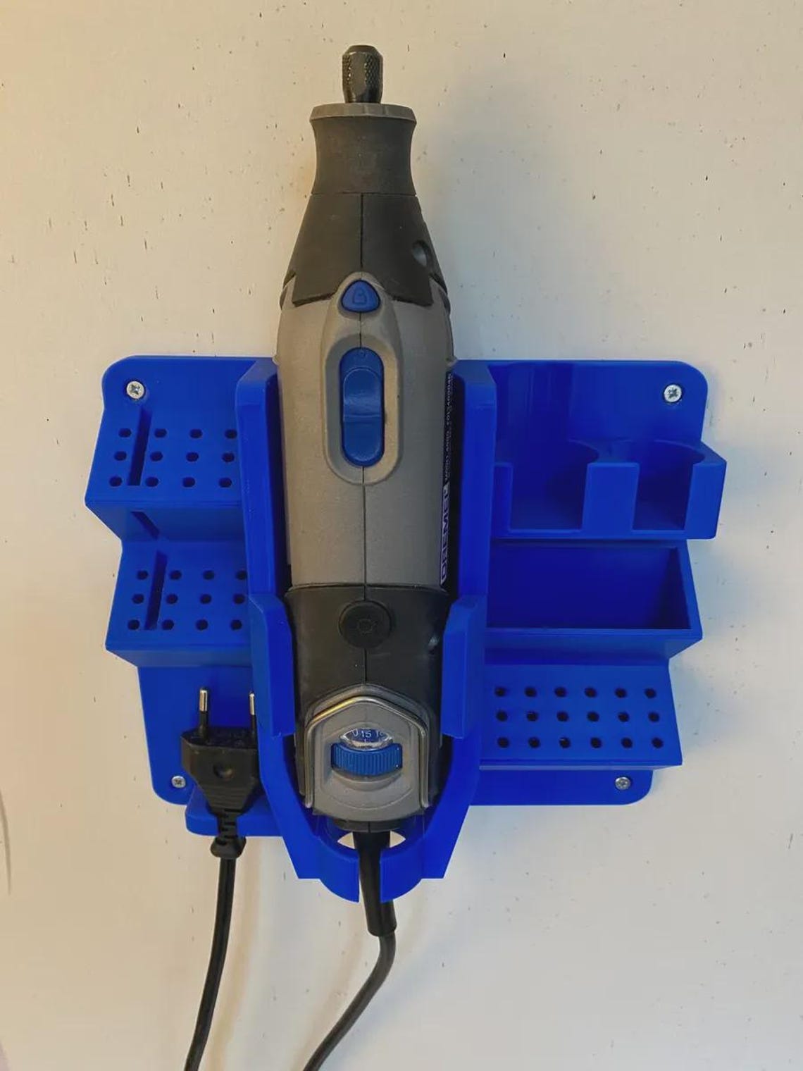 Wall Mount Dremel Organizer: 3D Printed Rotary Tool Holder - Etsy